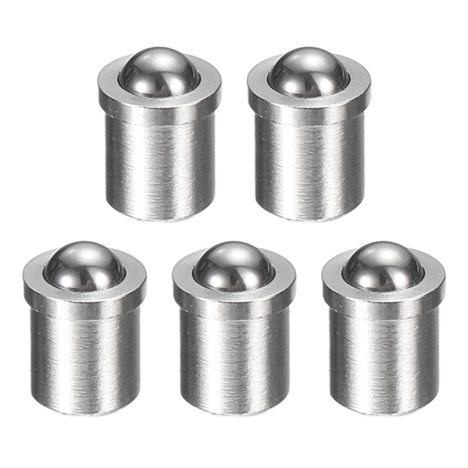 Uxcell 5pcs Ball Point Spring Plunger 4x5mm 15N Stainless Steel Small ...