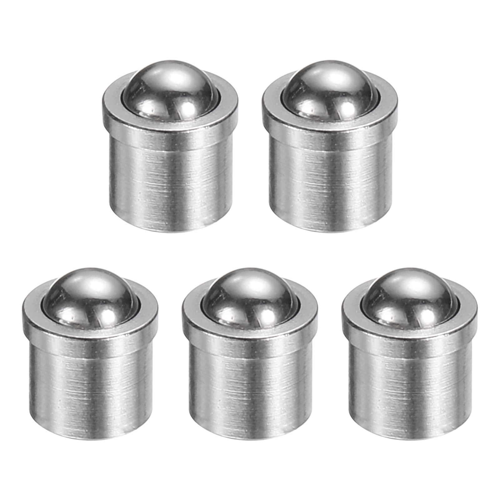Uxcell 5pcs Ball Point Spring Plunger 5x5mm 15N Stainless Steel Small ...