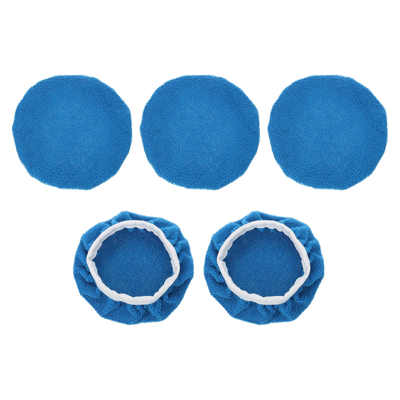 Uxcell 5pcs Car Polisher Bonnet Buffing Pad Micro-fiber for 5"-6" Car ...