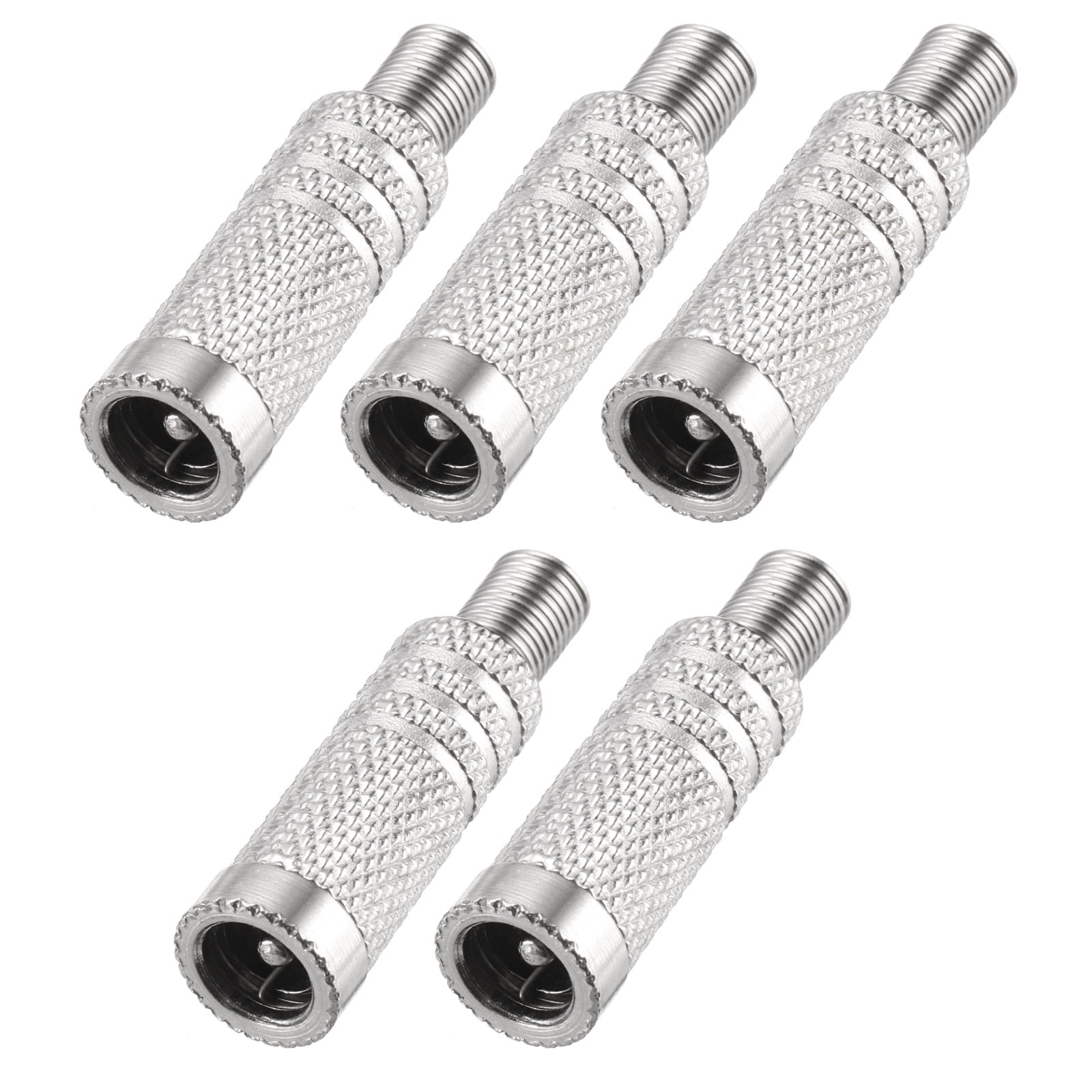 Uxcell 5pcs DC Power Female Adapter, 5.5mm x 2.1mm 1.26" DC Power Jack ...