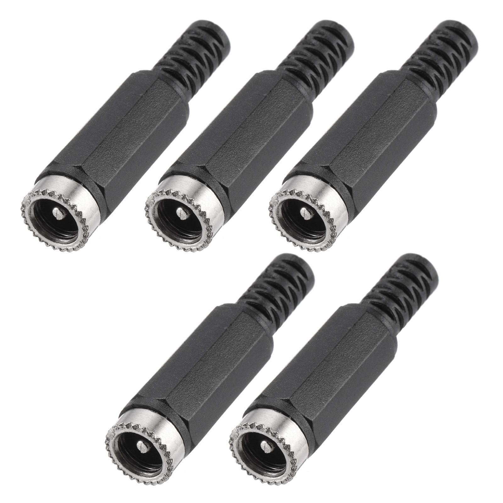 Uxcell 5pcs DC Power Female Adapter, 5.5mm x 2.1mm 1.61" DC Power Jack ...