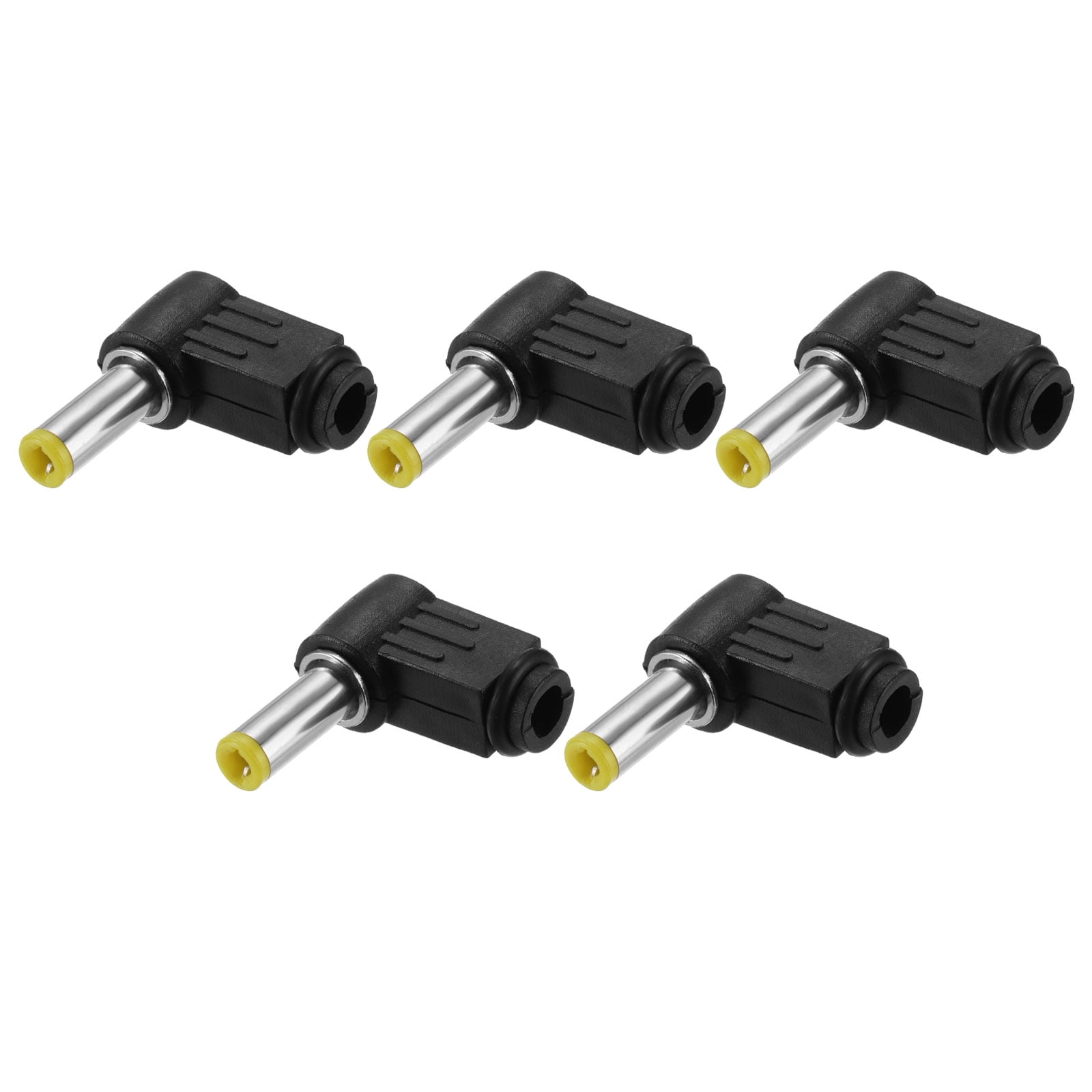 Uxcell 5pcs DC Power Male Adapter, 5.5mm x 2.1mm 1.02" Trigger DC Power ...