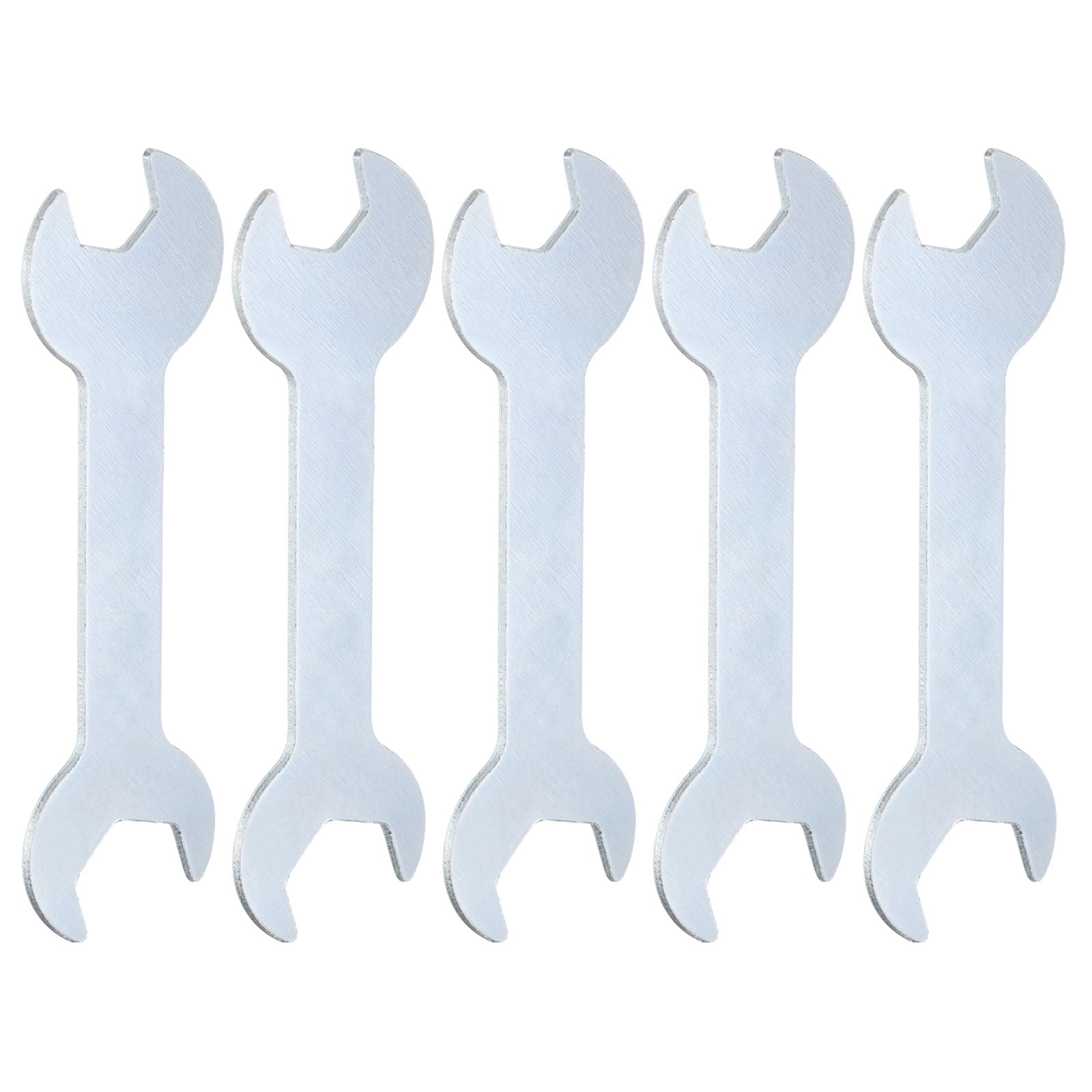 Uxcell 5pcs Double Open End Thin Wrench 10mm x 14mm Metric U-Shaped ...