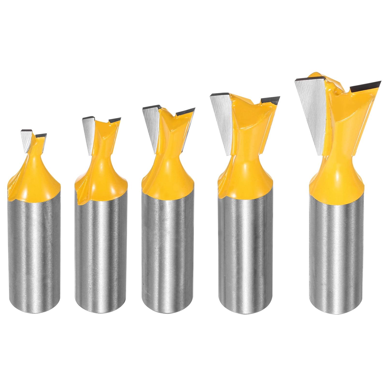 uxcell-5pcs-dovetail-router-bit-set-1-4-3-8-1-2-5-8-3-4-dia-1-2