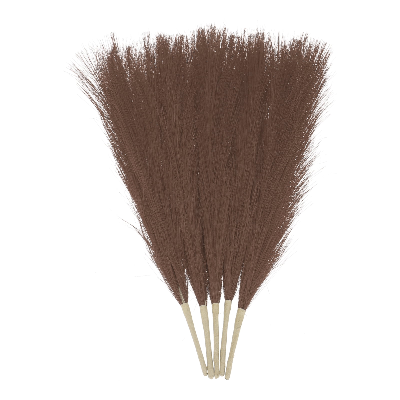 Uxcell 5pcs Dried Faux Pampas Grass 17 Inch Artificial Fake Fluffy ...