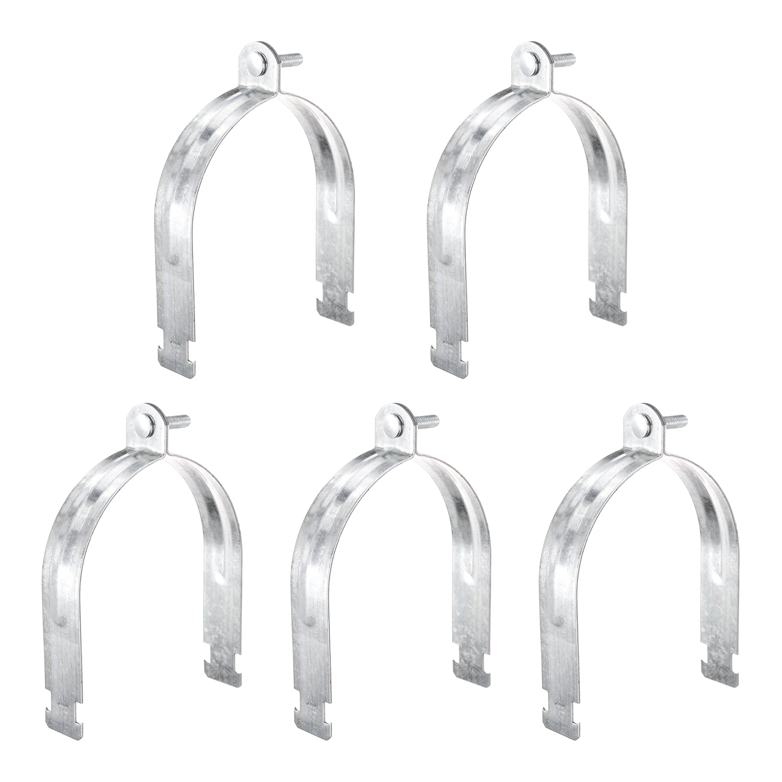 Uxcell 5pcs EMT Strut Clamp 5-1/4" Universal Carbon Steel Galvanized ...