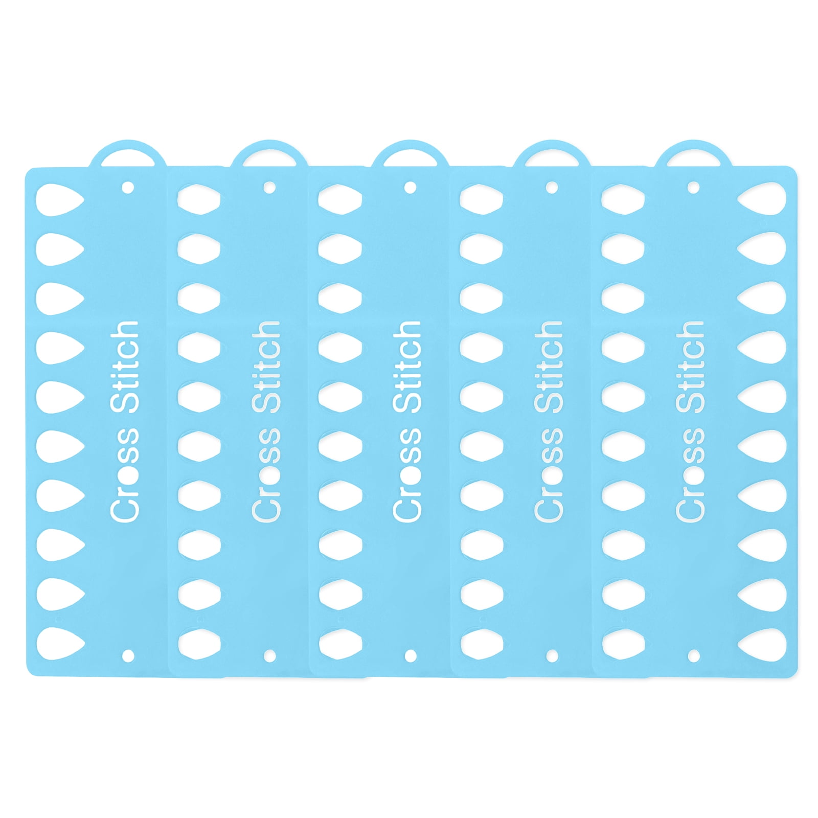 Uxcell 5pcs Embroidery Floss Organizer Cards, Plastic Cross Stitch ...