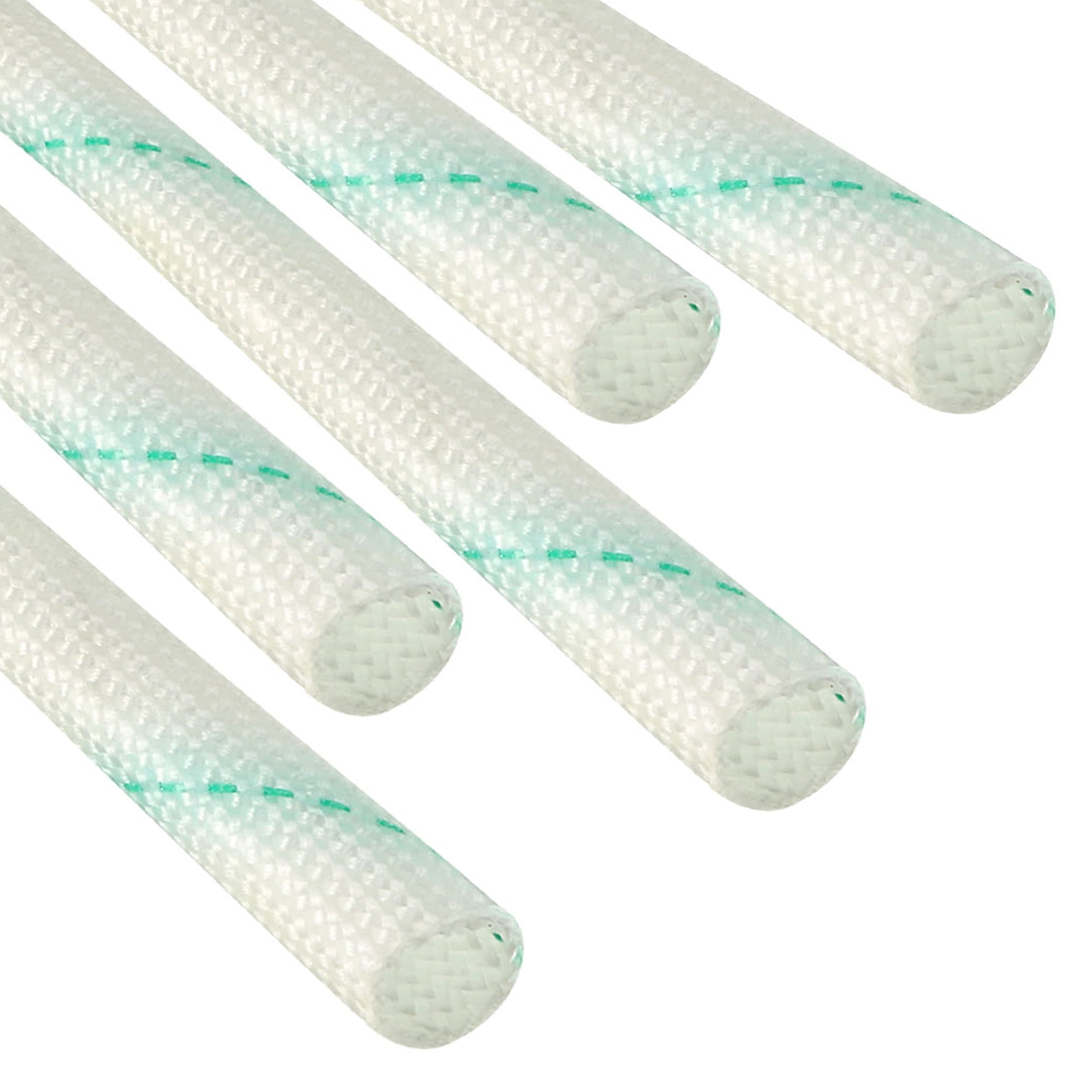 Uxcell 5pcs Fiberglass Heat Shield Sleeve 5mm(3/16-inch) ID x 3.12ft ...