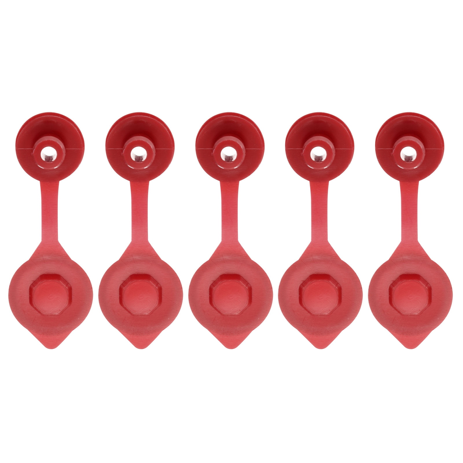 Uxcell 5pcs Fuel Gas Can Vent Caps 8 x 60mm Plastic Gas Tank Jug Vent ...
