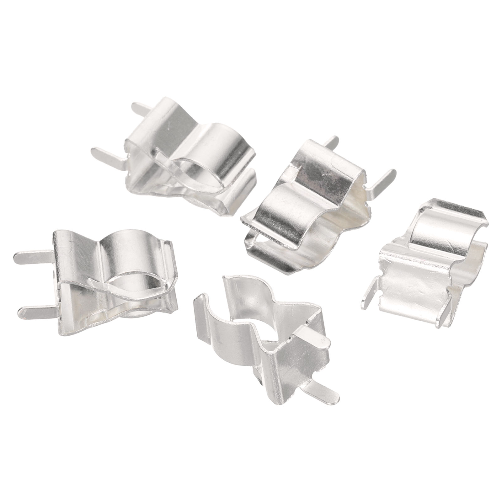 Uxcell 5pcs Fuse Clips for 6x30mm Glass Ceramic Tube Holder Clamps ...