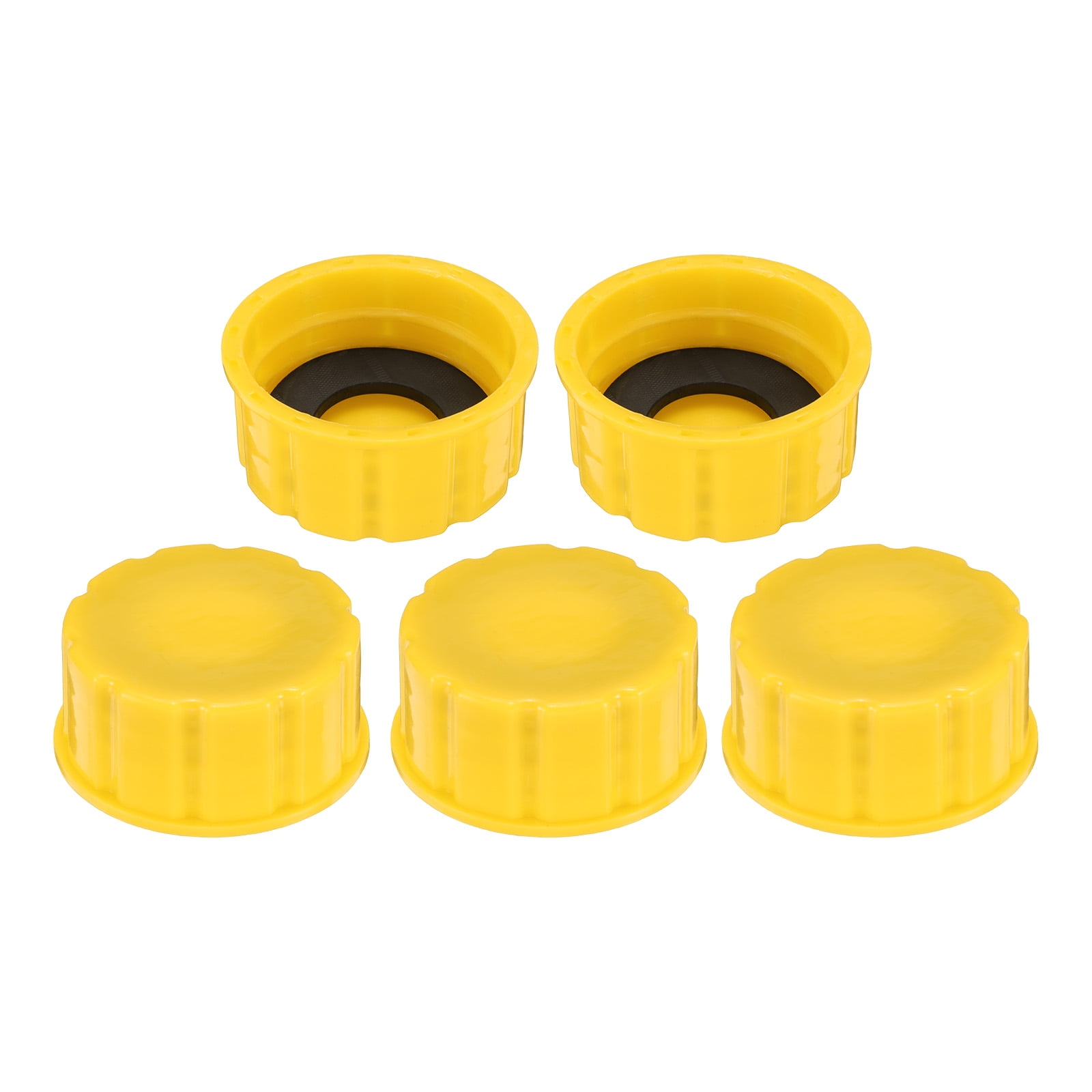 Uxcell 5pcs Gas Can Cap, Coarse Thread Gas Cap Replacement Gas Can Lid ...