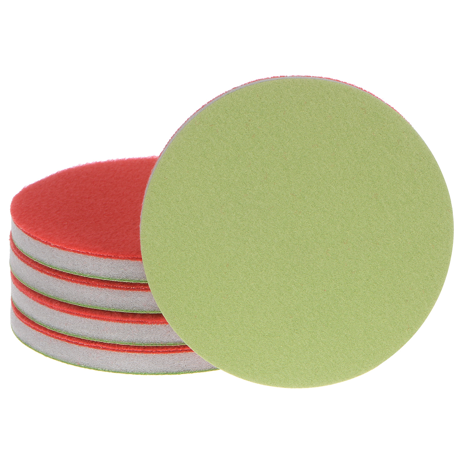 Uxcell 5pcs Glass Polishing Sanding Disc 3" Hard Sponge No Hole ...