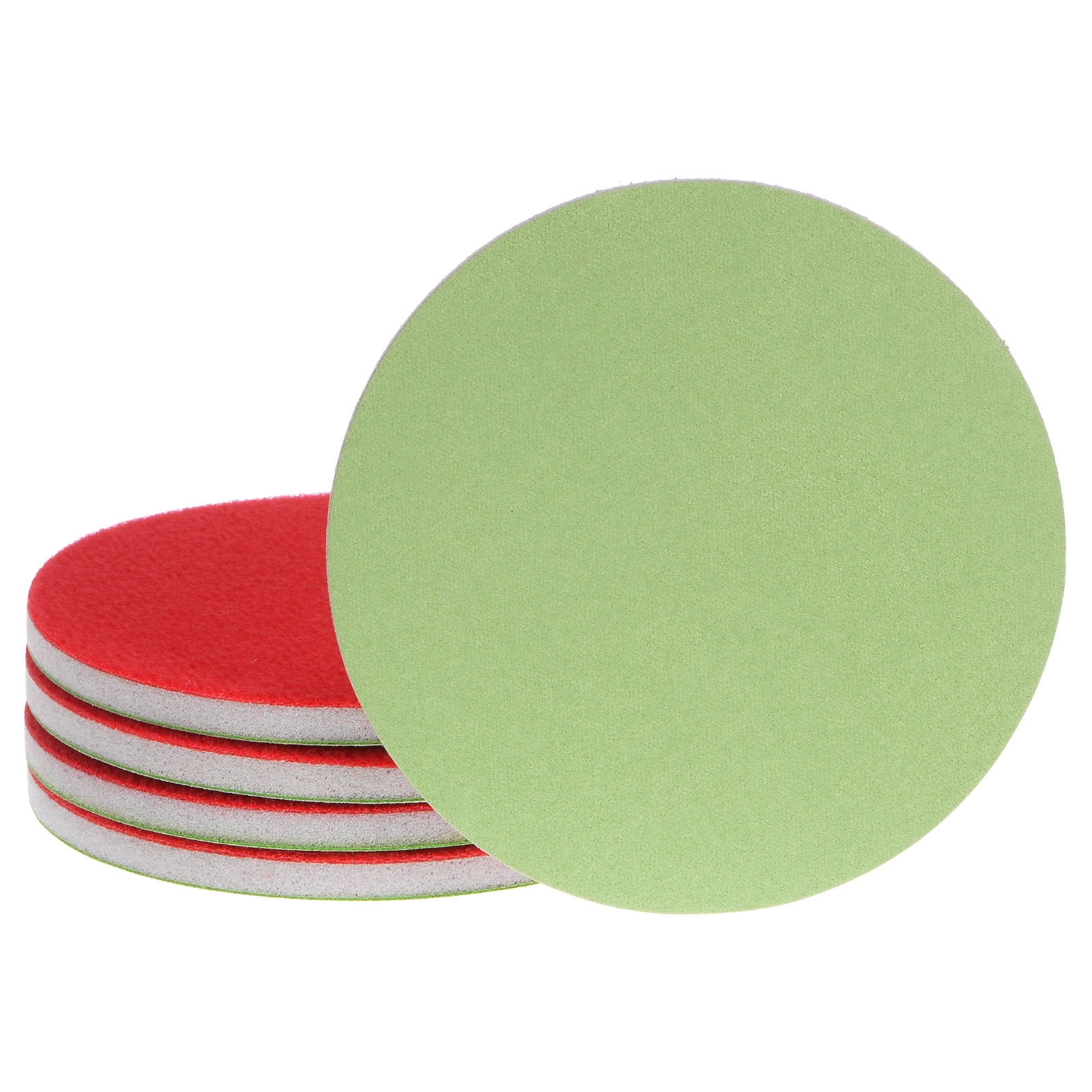 Uxcell 5pcs Glass Polishing Sanding Disc 4" Hard Sponge No Hole ...