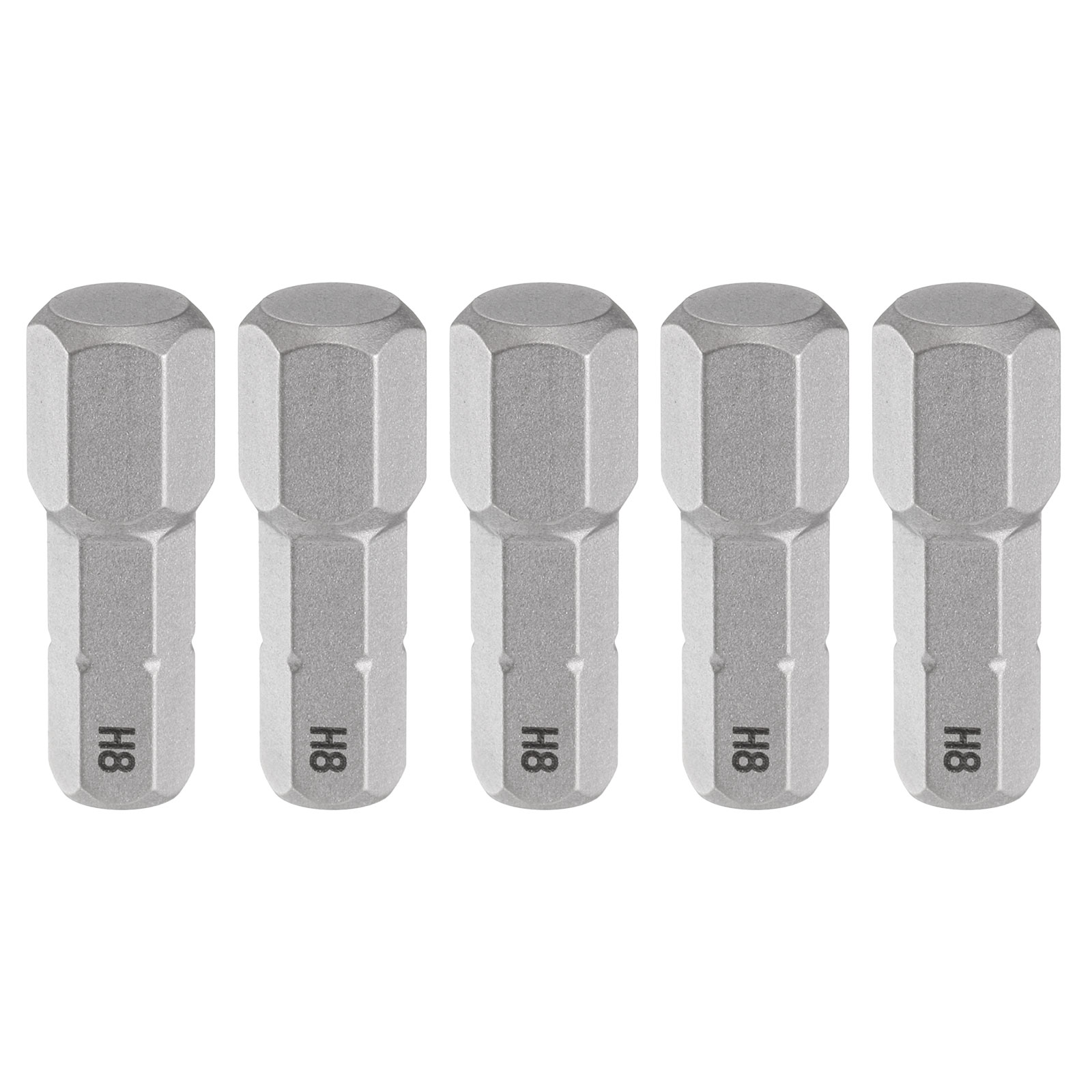 Uxcell 5pcs H8 Hex Screwdriver Bit 1/4