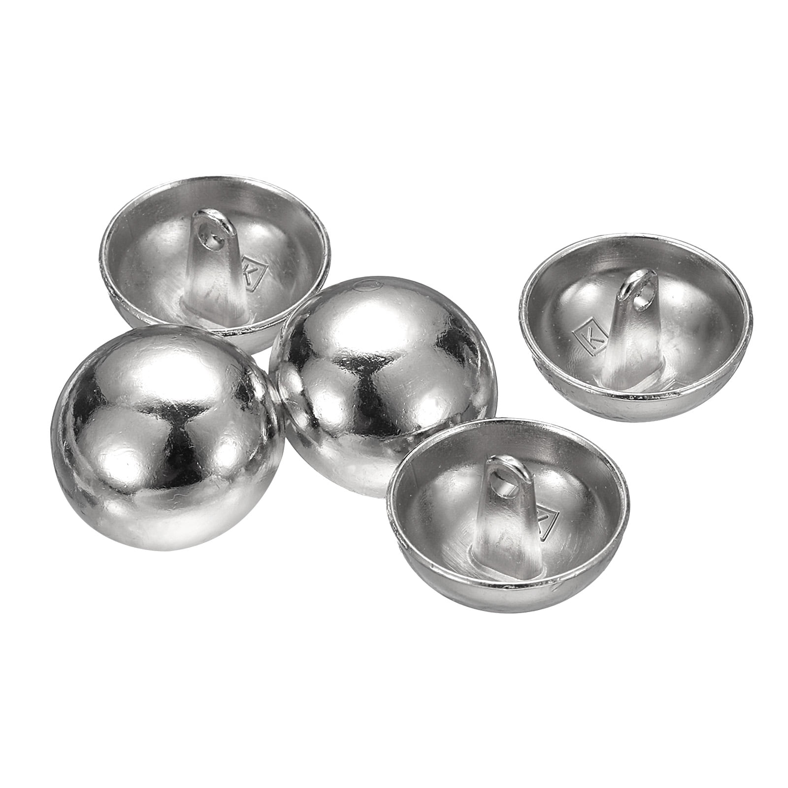 Uxcell 5pcs Hal-Domed Metal Sewing Buttons, 20mm / 3/4" Half Round ...
