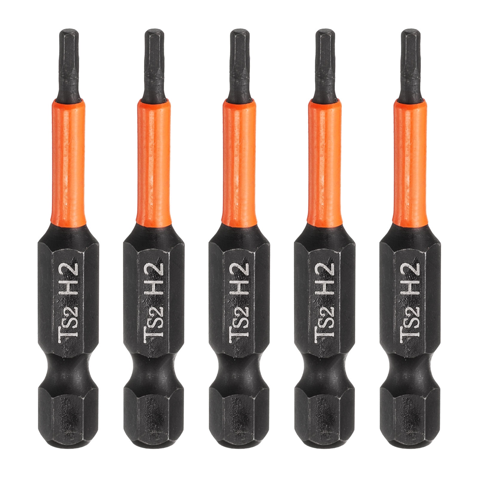 Uxcell 5pcs Hex Head Wrench Drill Bit 2mm(H2) Metric 1/4" Hex Shank 2 ...