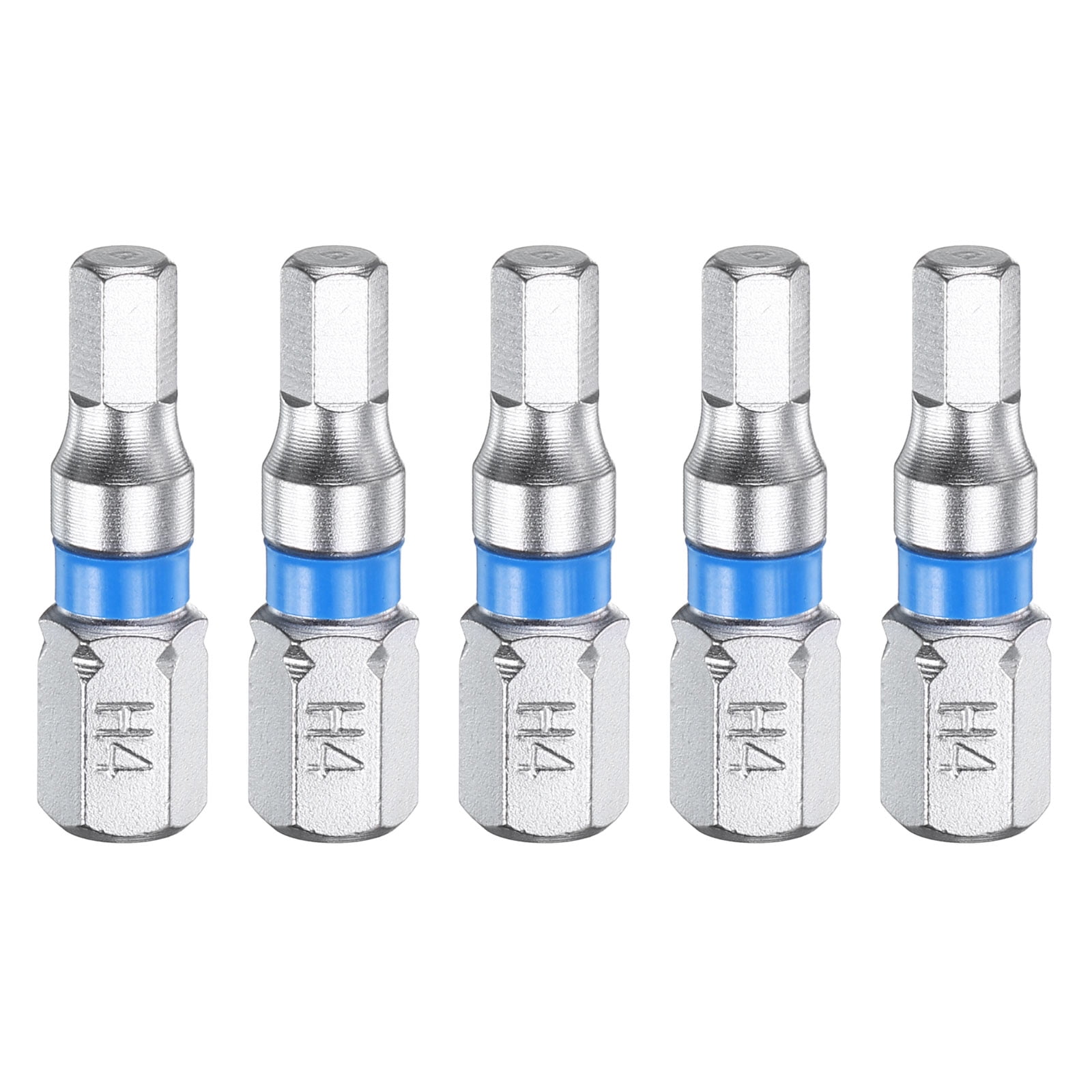 Uxcell 5pcs Hex Screwdriver Bit H4 1/4" Hex Shank 25mm/1" Length ...
