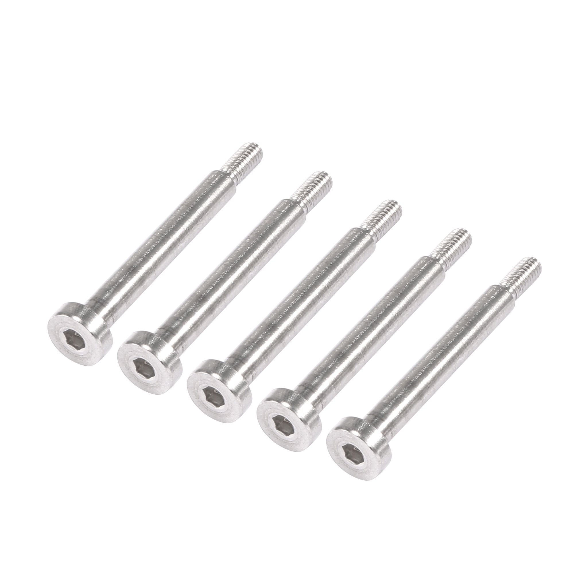 Uxcell 5pcs Hex Socket Shoulder Bolt 5mm Shoulder Dia 35mm Shoulder ...