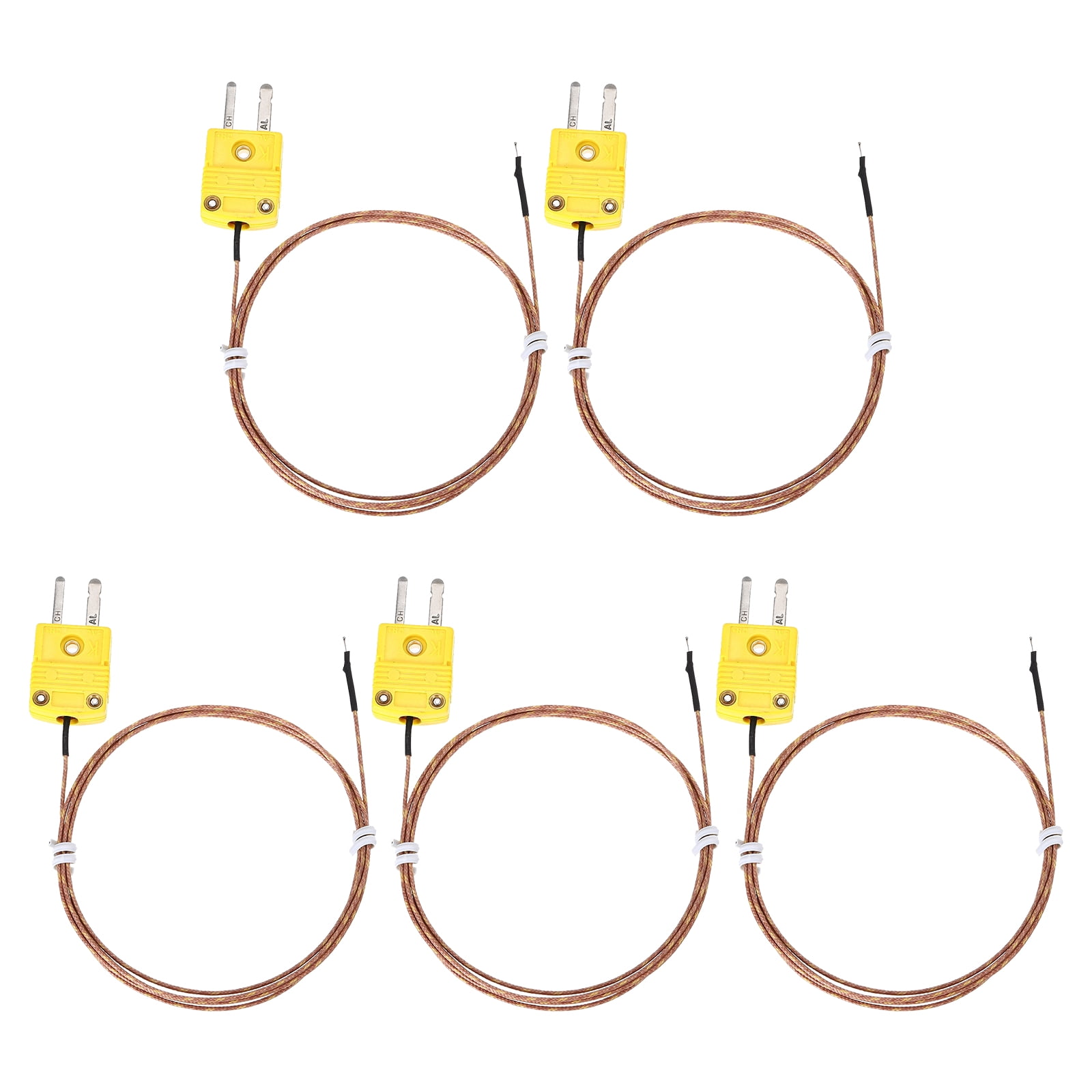 Uxcell 5pcs K Type Thermocouple Mini Connector Temperature Probe Sensor ...