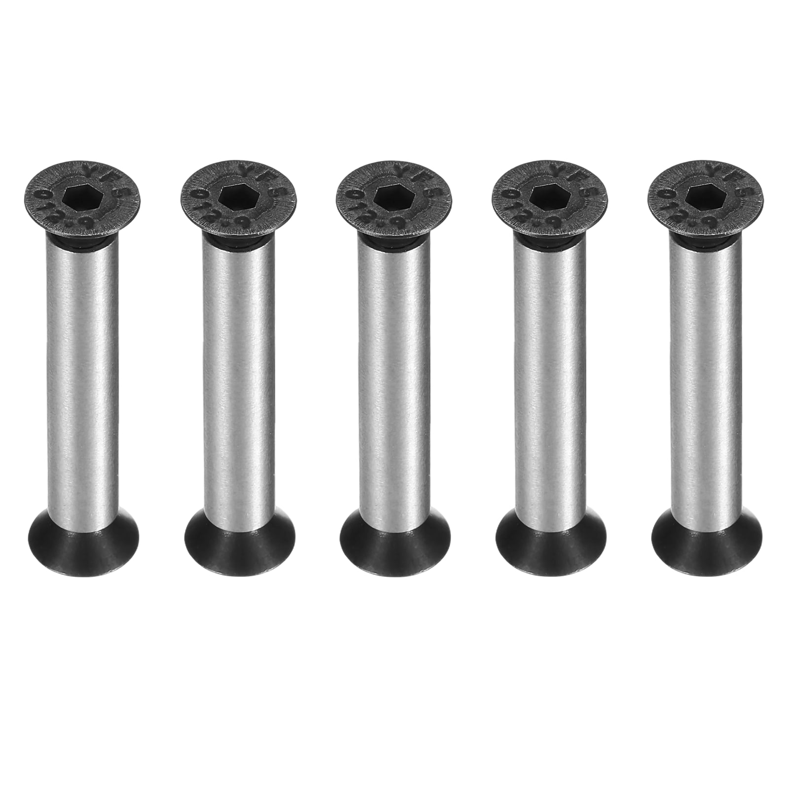Uxcell 5pcs Knife Handle Screws 5 x 14mm Hex Sink Head 416 Stainless ...