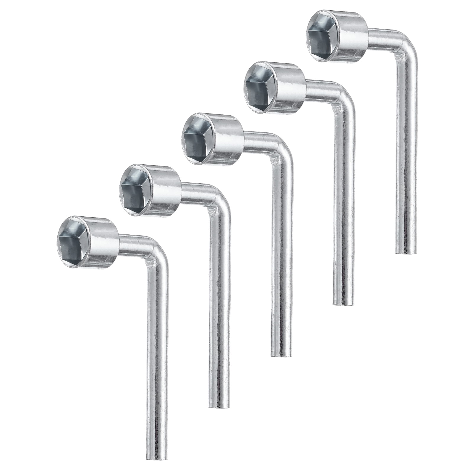 Uxcell 5pcs L Shaped Angled Hex Socket Wrench 17mm Single Ended Socket ...