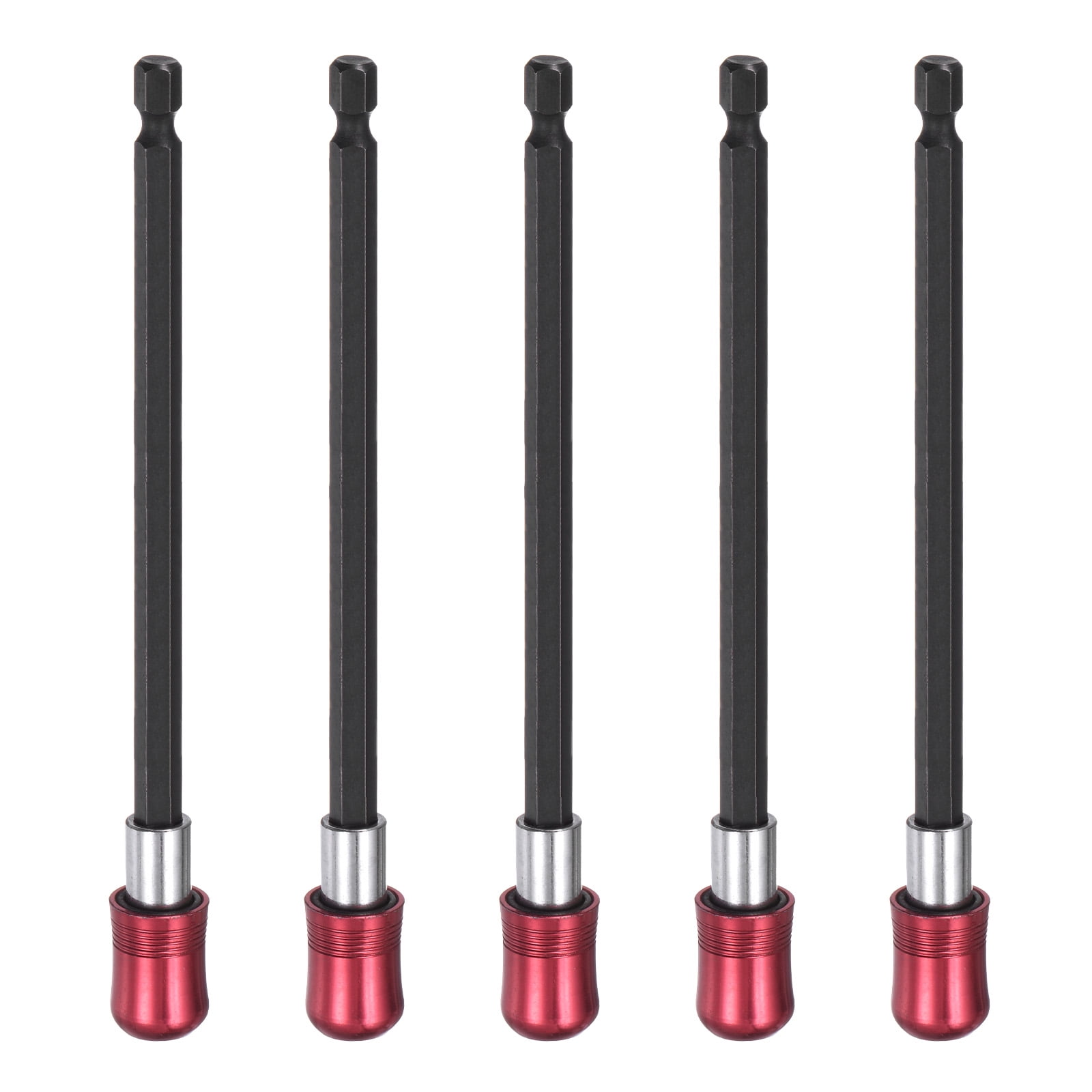 Uxcell 5pcs Magnetic Extension Chuck Adapter 6" 1/4 Inch Hex Shank ...