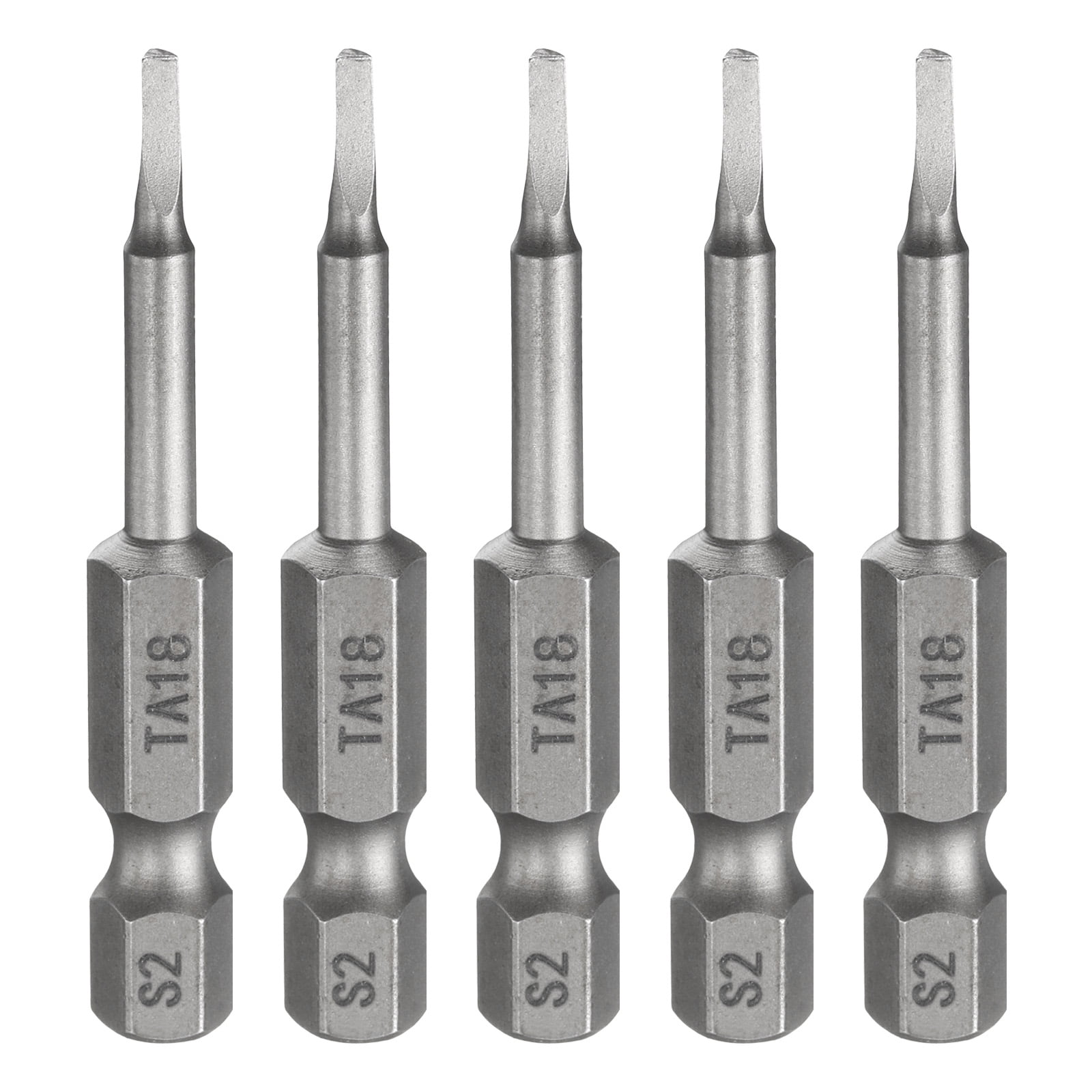 Uxcell 5pcs Magnetic Triangle Screwdriver Bit TA18 1/4" Hex Shank 2 ...