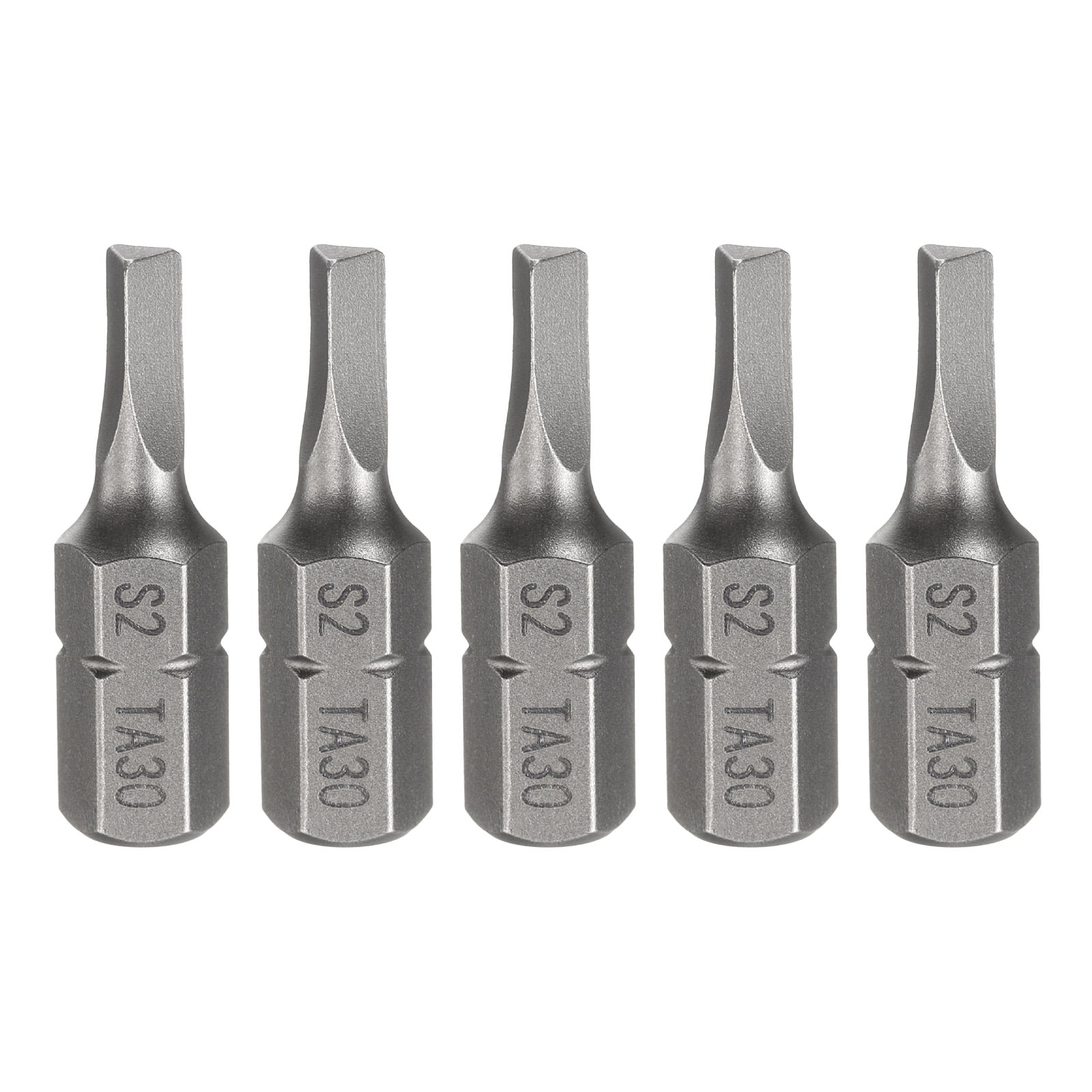 Uxcell 5pcs Magnetic Triangle Screwdriver Bit TA30 1/4" Hex Shank 1 ...