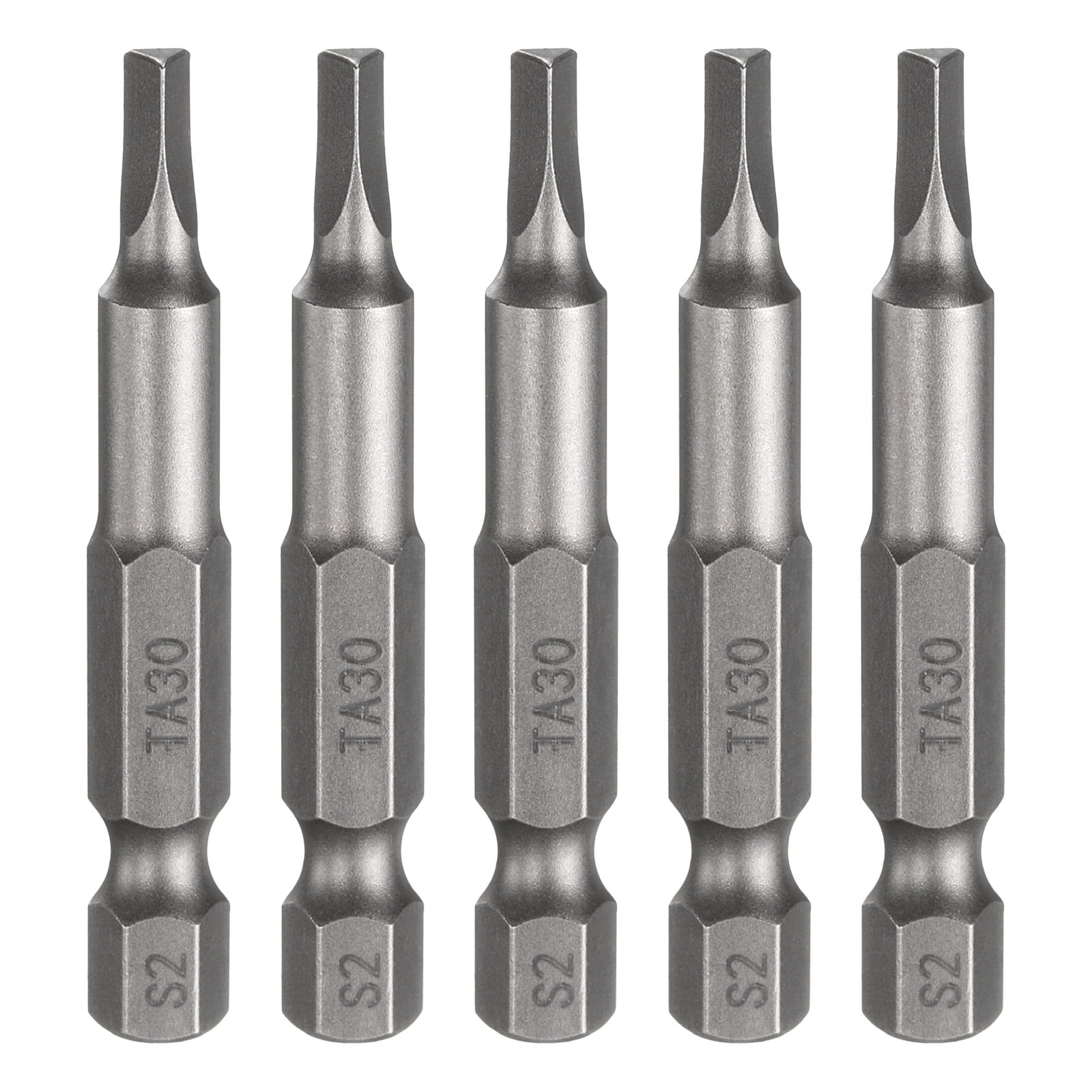Uxcell 5pcs Magnetic Triangle Screwdriver Bit TA30 1/4" Hex Shank 2 ...