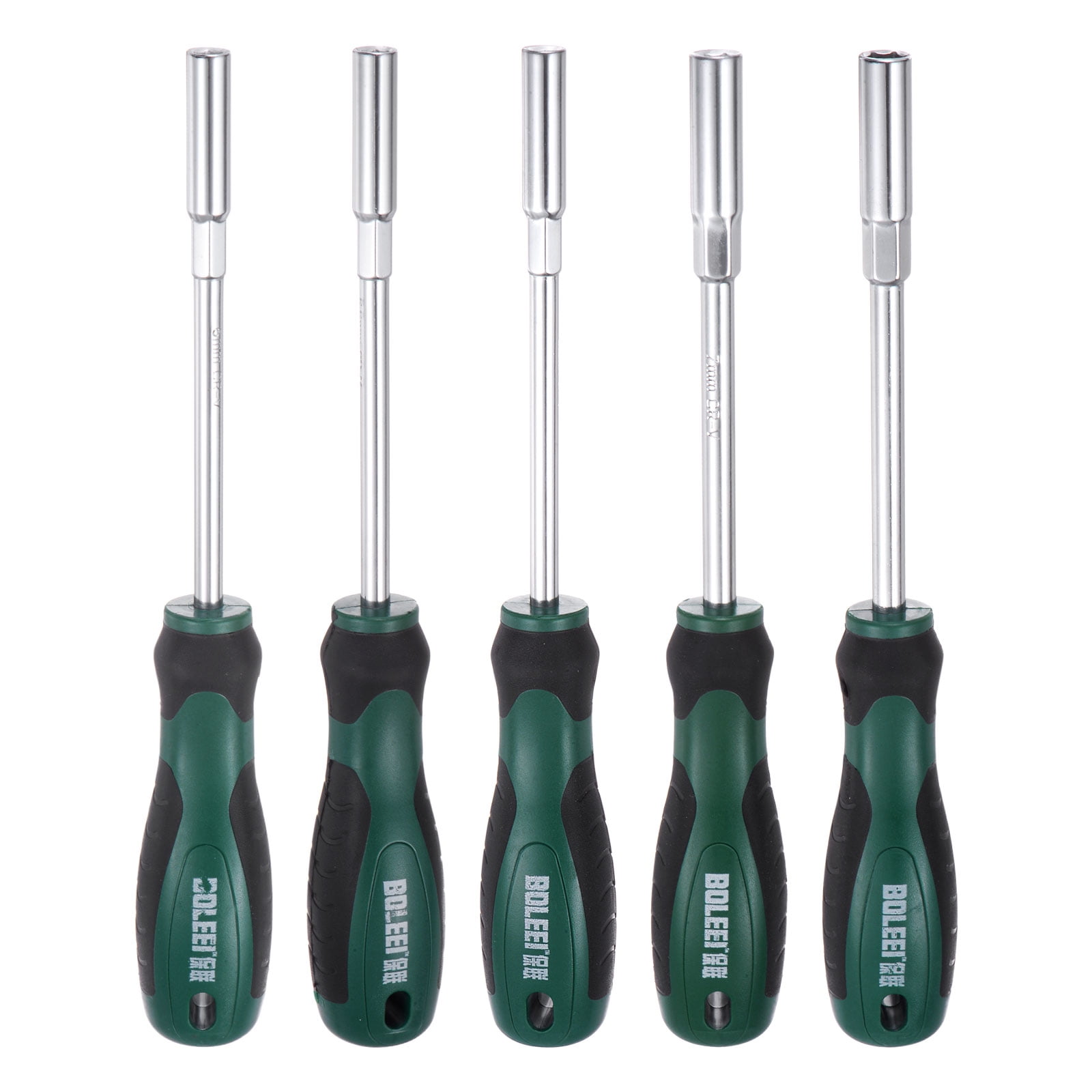 Uxcell 5pcs Metric Nut Driver 5/5.5/6/7/8mm Non-Magnetic Tip Hollow ...