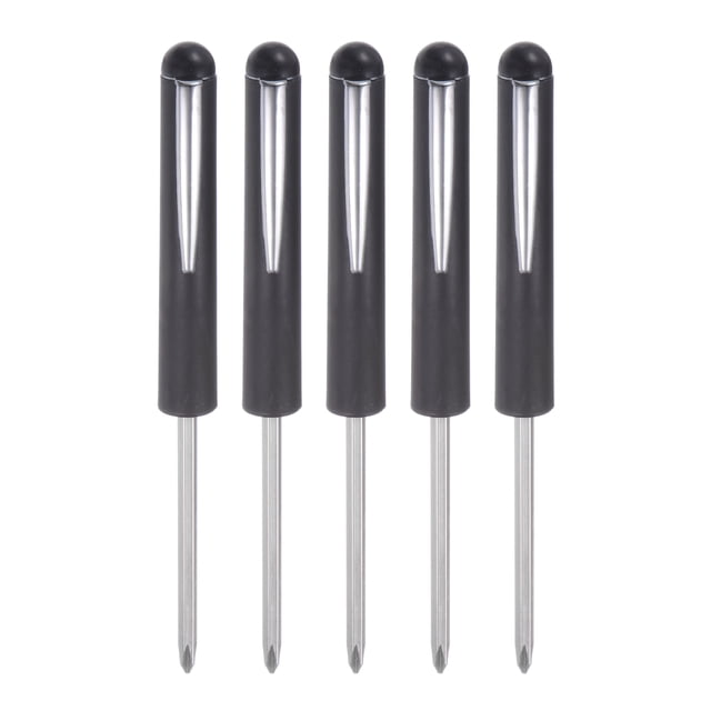Uxcell 5pcs Non-magnetic Pocket Screwdriver 4mm Phillips 3mm Slotted ...