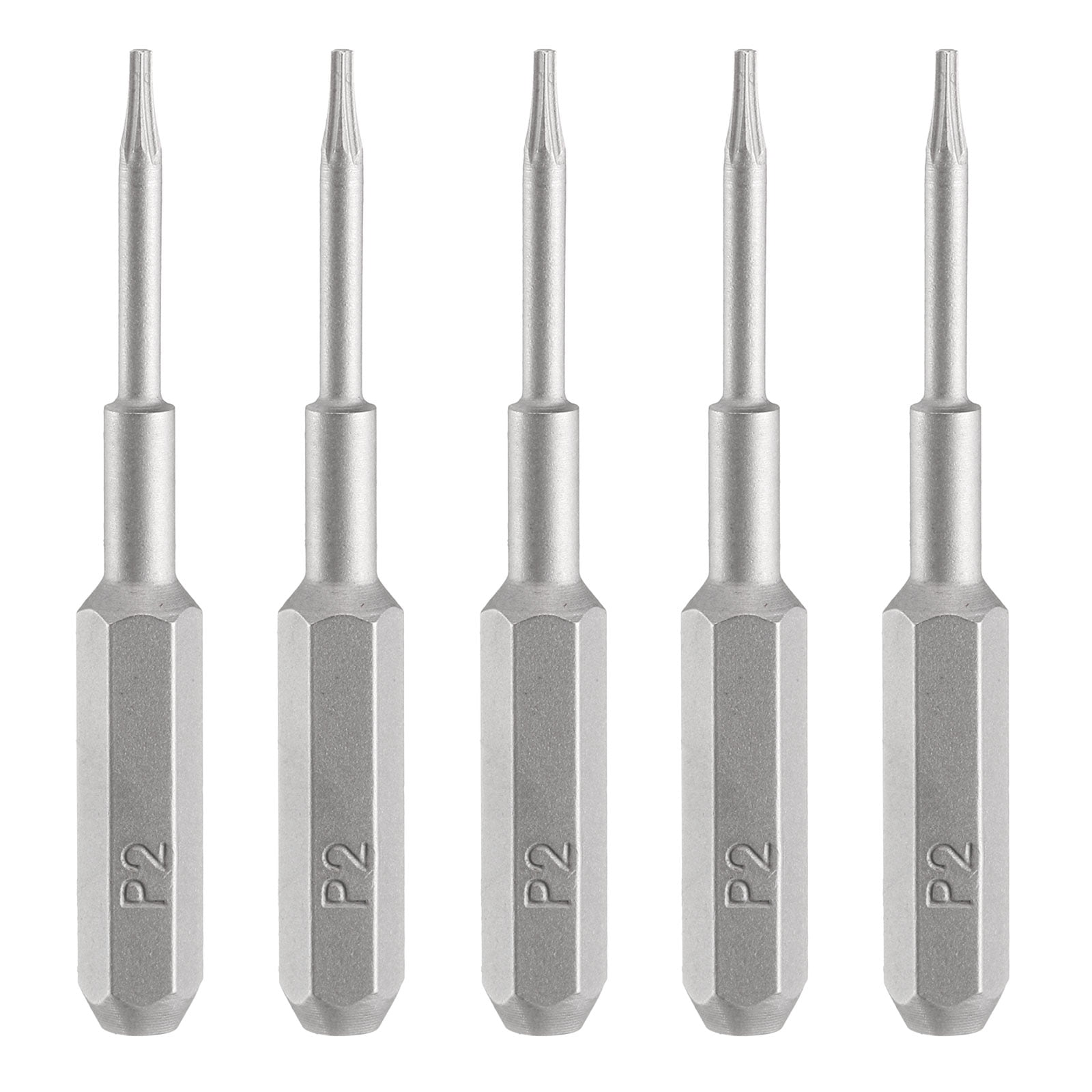 Uxcell 5pcs P2 Pentagon Screwdriver Bit 5/32" Hex Shank 35mm/1.38 ...