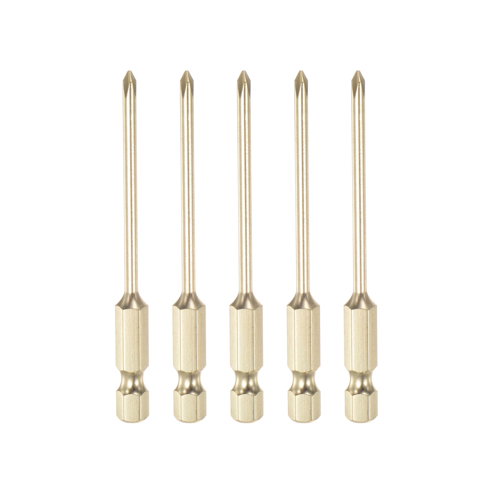 Uxcell 5pcs PH0 Phillips Head Screwdriver Drill Bit 3" Length 0.12" Dia ...