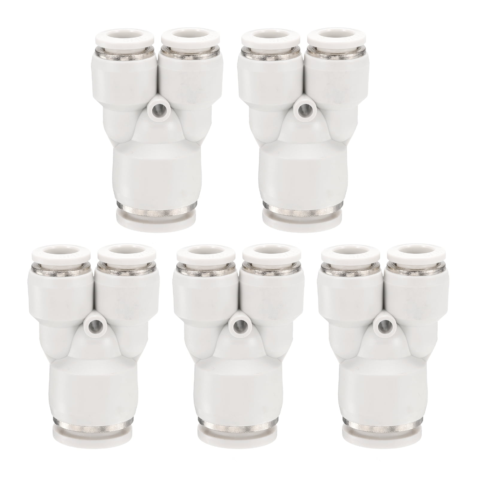 Uxcell 5pcs Push to Connect Fittings 1/2" Tube OD x 5/16" OD Push Lock Connector White - Walmart.com