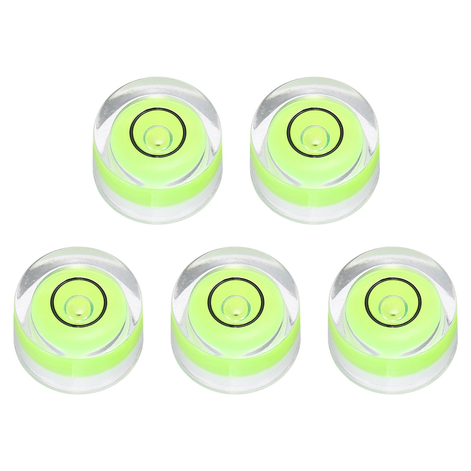 Uxcell 5pcs Round Bubble Level 14x8mm - Mini Circular Bullseye Spirit ...