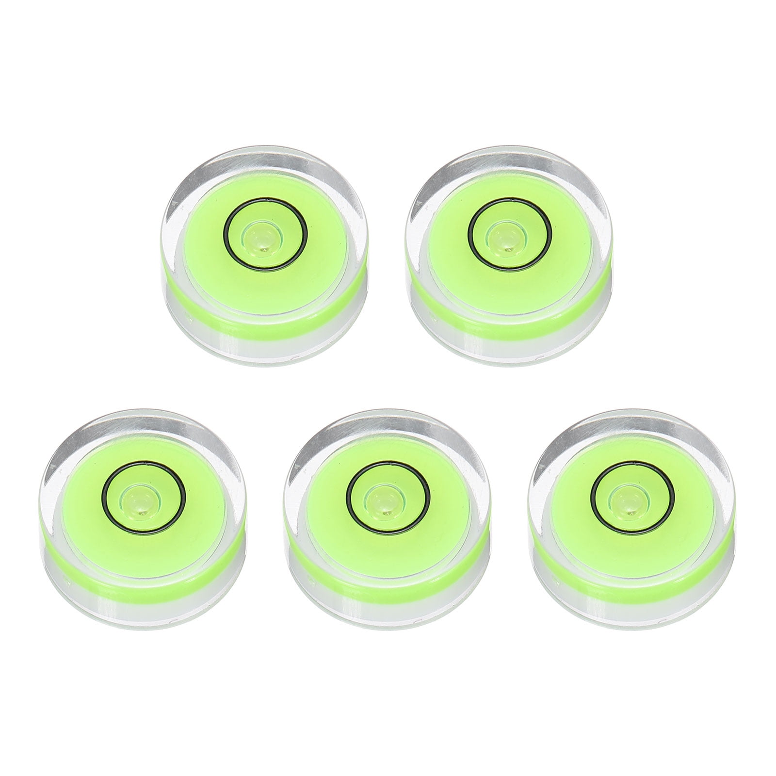 Uxcell 5pcs Round Bubble Level 15x6mm - Mini Circular Bullseye Spirit ...