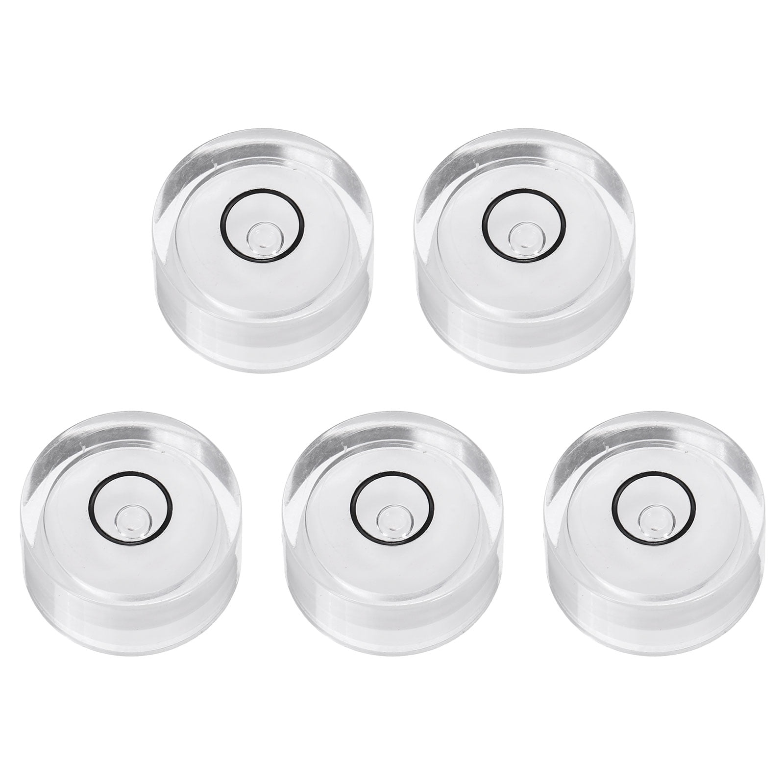 Uxcell 5pcs Round Bubble Level 18x9mm - Mini Circular Bullseye Spirit ...