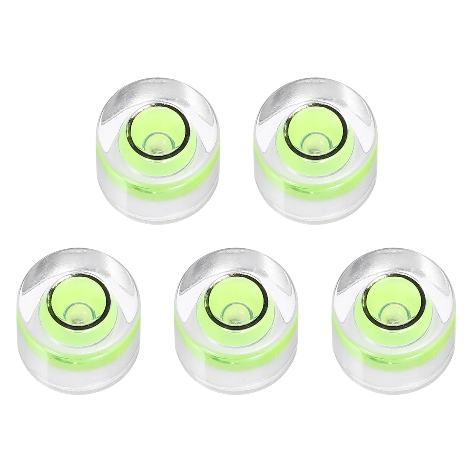 Uxcell 5pcs Round Bubble Level 8x5.5mm - Mini Circular Bullseye Spirit ...