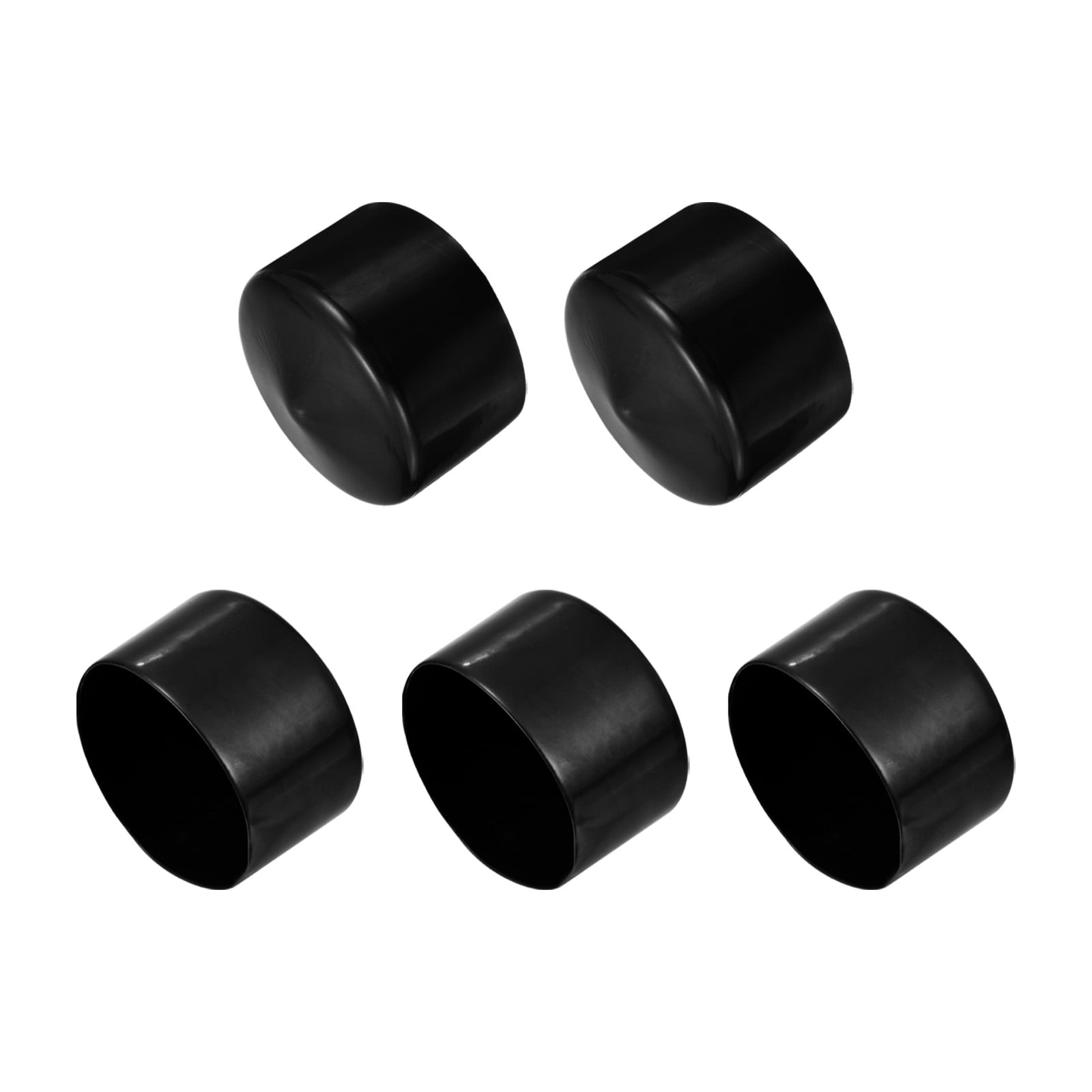 Uxcell 5pcs Rubber End Caps 2 3/4"(70mm) ID Vinyl PVC Round Tube Bolt ...