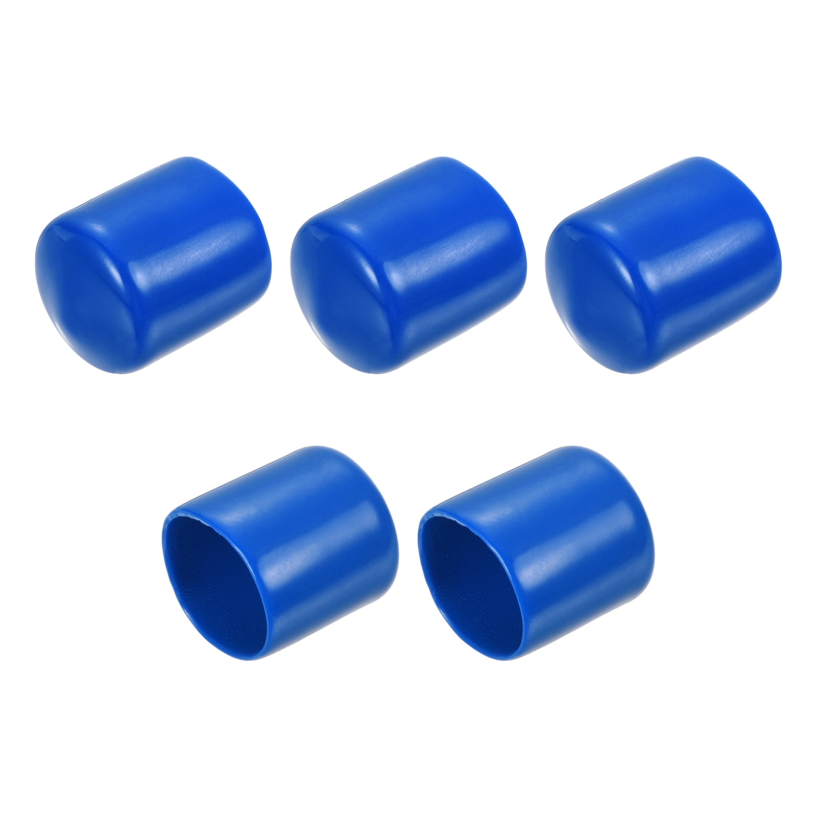 Uxcell 5pcs Rubber End Caps 22mm ID Vinyl Round Tube Bolt Cap Cover ...
