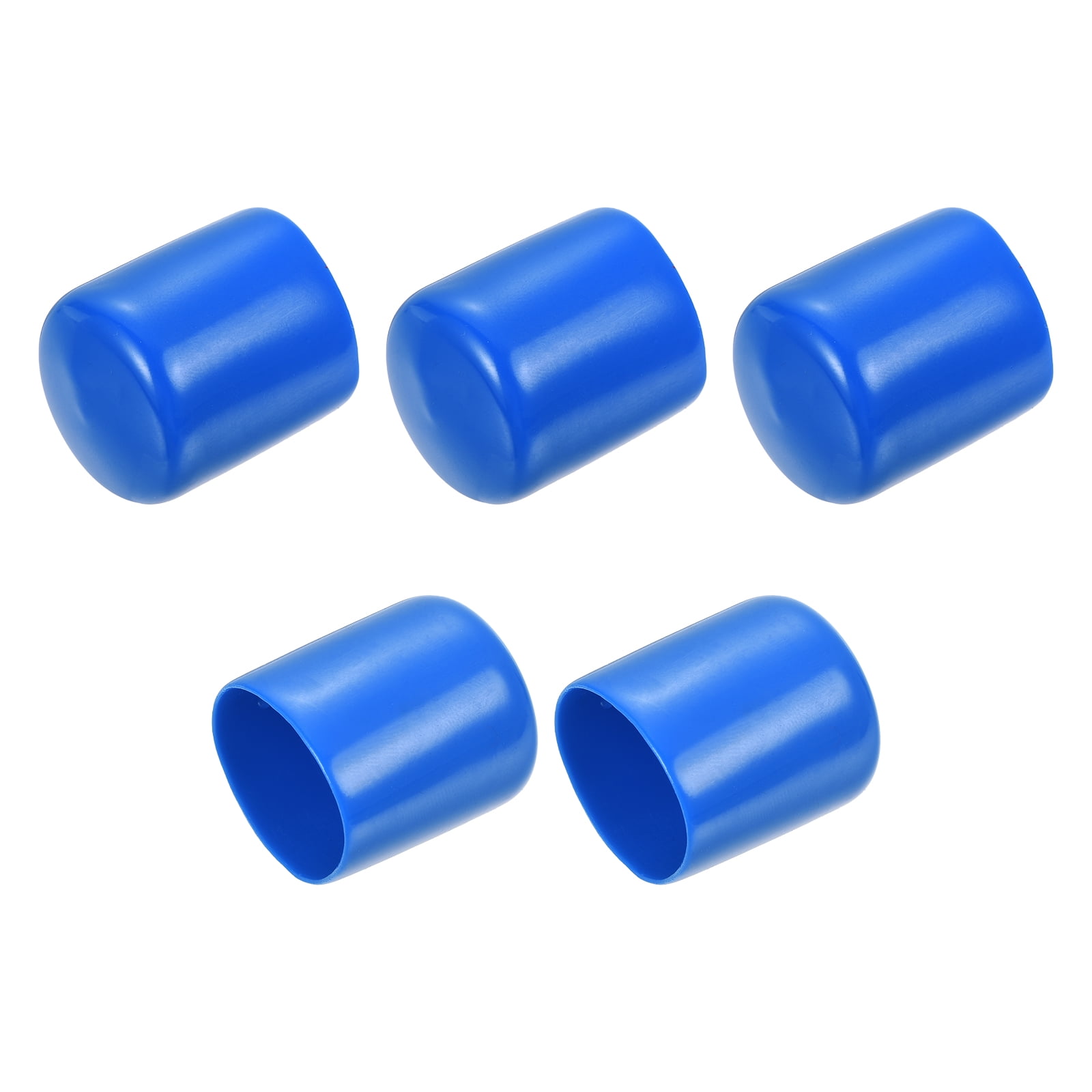Uxcell 5pcs Rubber End Caps 28mm ID Vinyl Round Tube Bolt Cap Cover ...
