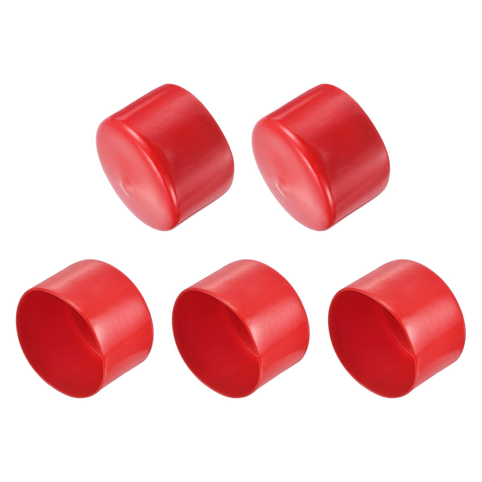 Uxcell 5pcs Rubber End Caps 80mm ID Vinyl Round Tube Bolt Cap Cover ...