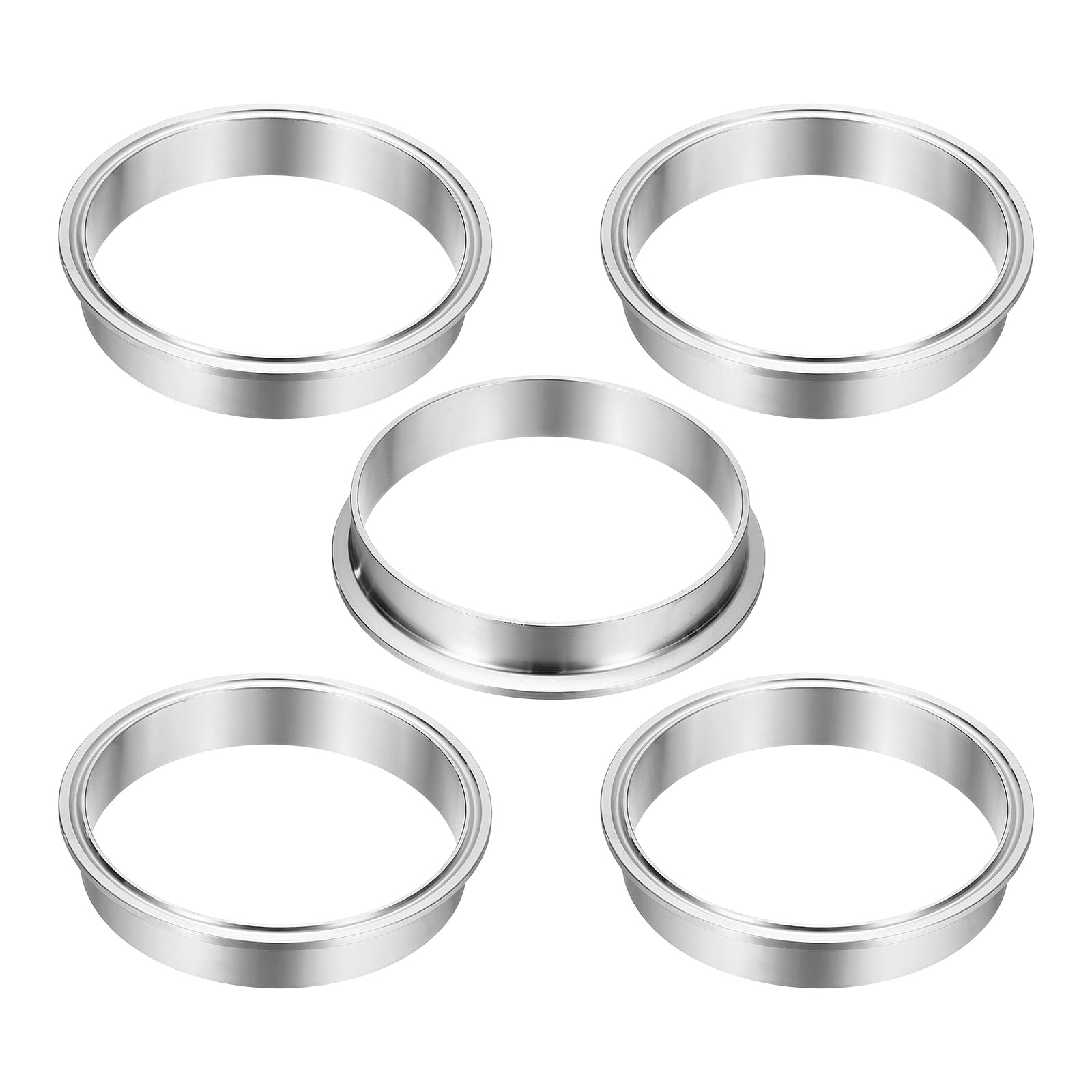 Uxcell 5pcs Sanitary Fitting 108mm(4.25")-119mm(4.7") Stainless Steel ...