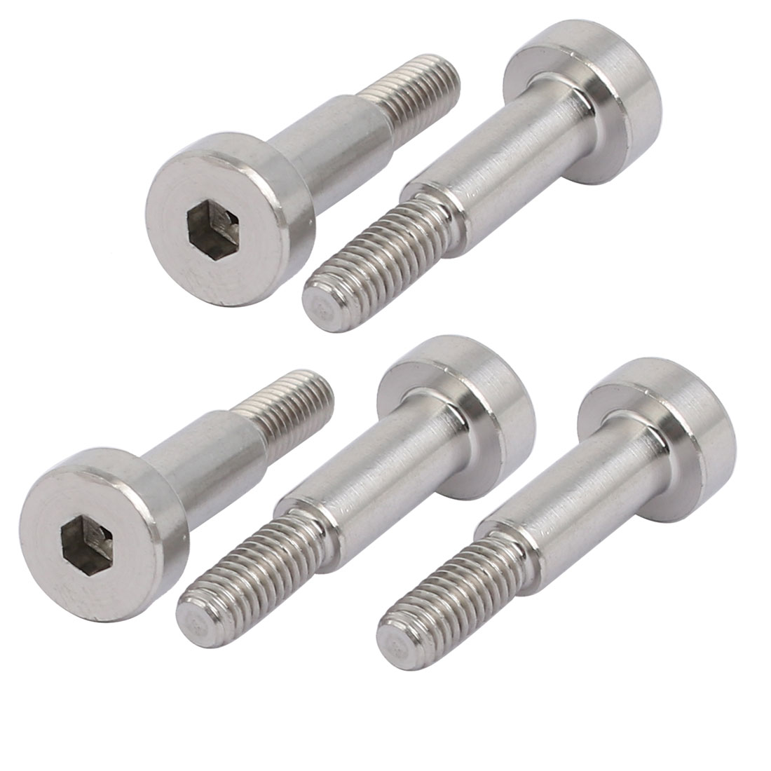Uxcell 5pcs Shoulder Bolt 5mm Shoulder Dia 12mm Shoulder Length M4 ...