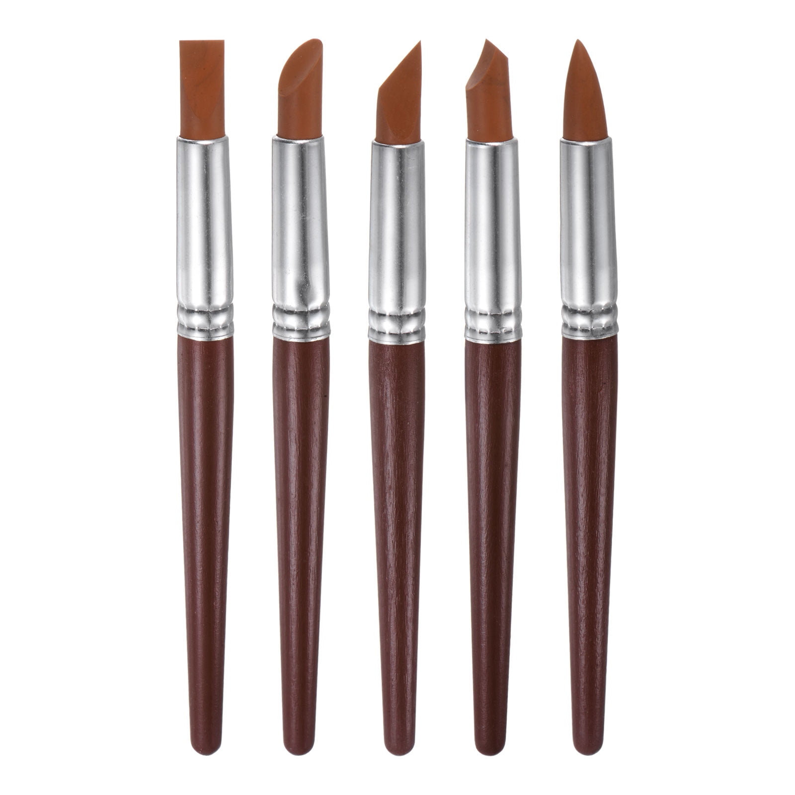 Uxcell 5pcs Silicone Clay Sculpting Tool Pottery Modelling Shaper ...