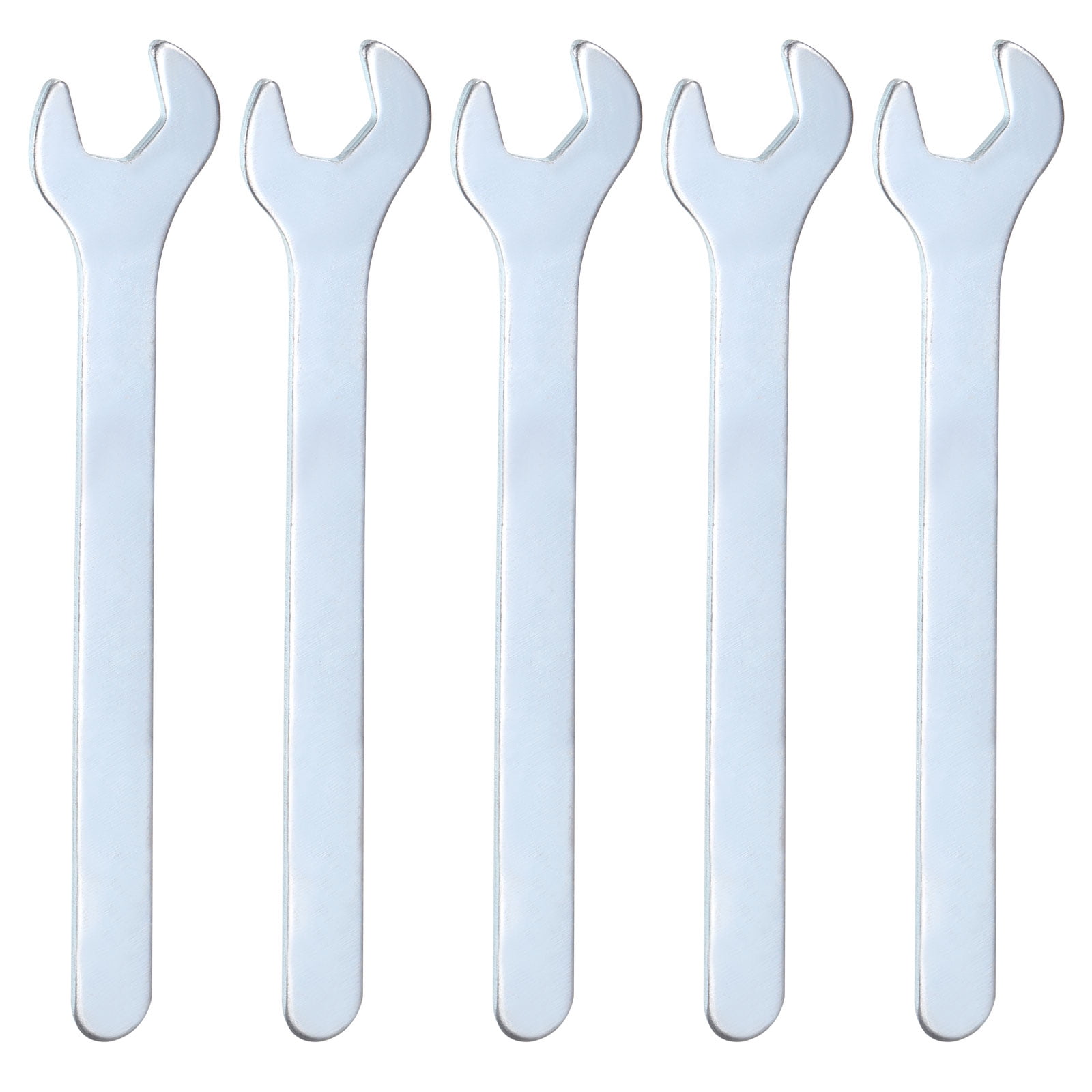 Uxcell 5pcs Small Wrench Open End Thin Wrench 8x90x1.5mm Metric U ...