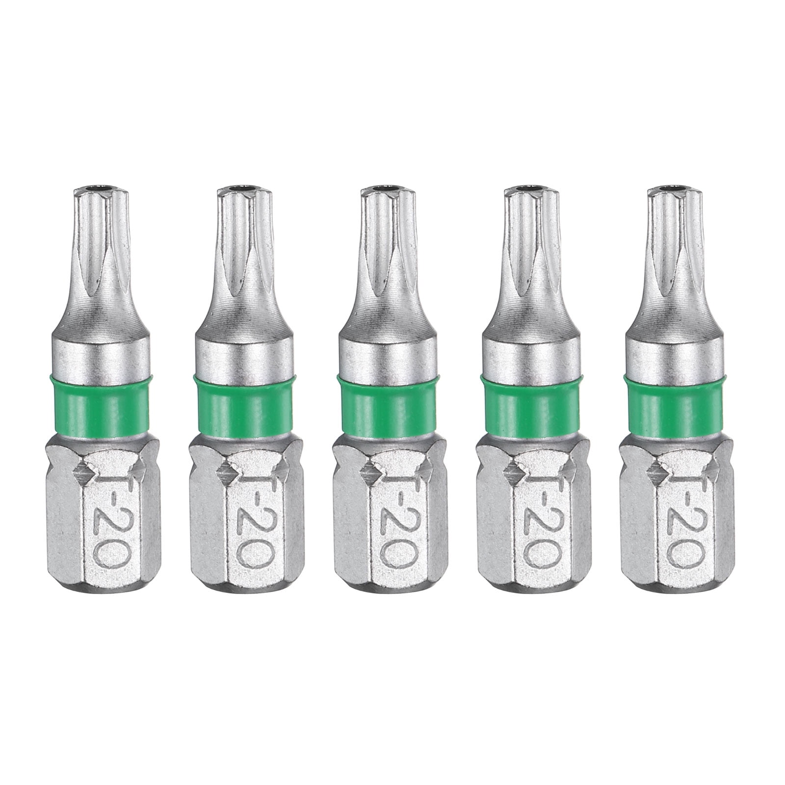 Uxcell 5pcs Star Screwdriver Bit TS20 1/4" Hex Shank 25mm/1" Length ...