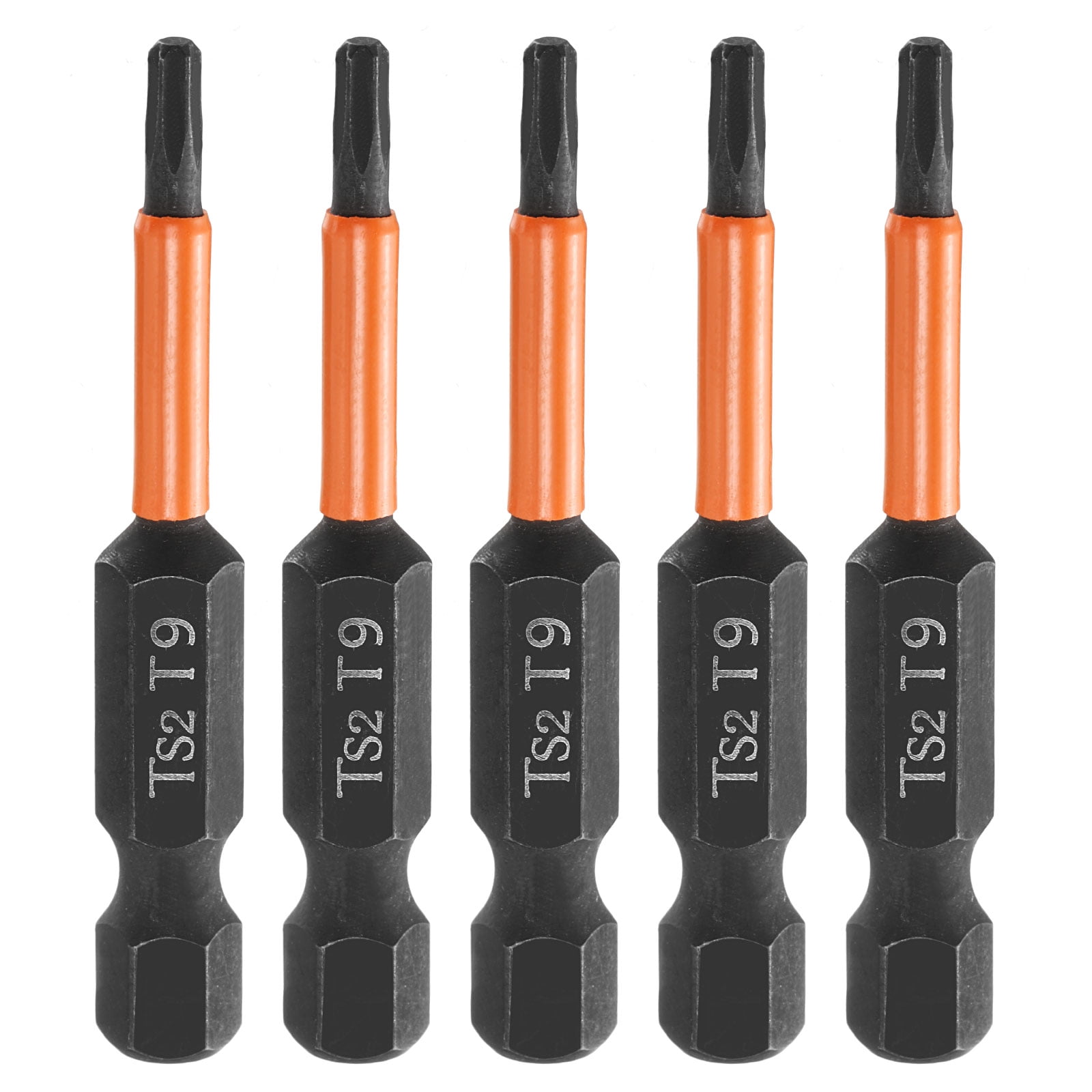 Uxcell 5pcs T9 Torx Head Screwdriver Bit 2" Long 1/4" Hex Shank ...