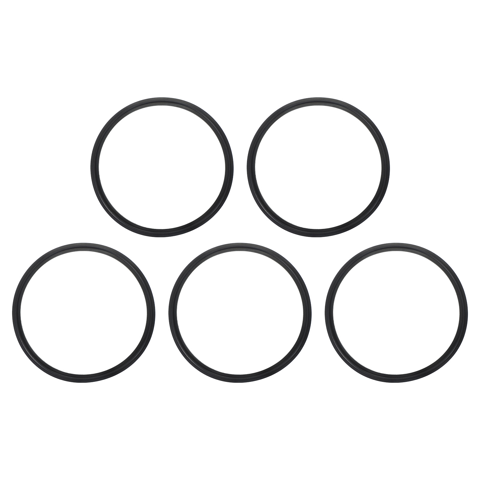 Uxcell 5pcs Tri Clamps Gasket, 167mm OD 147.2mm ID Sanitary TC Tri ...