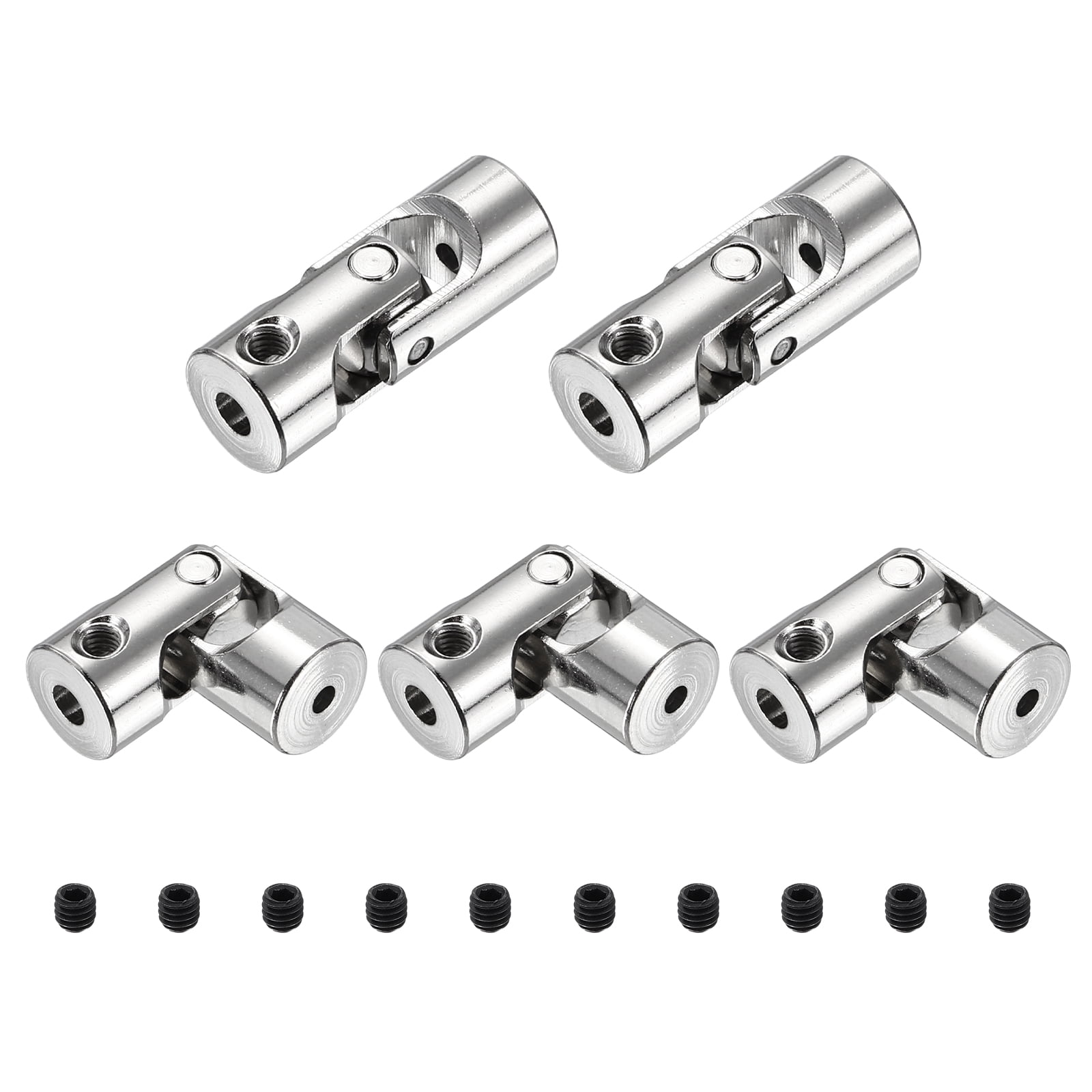 Uxcell 5pcs Universal Joint Shaft Coupling, 2mm to 3mm Inner Dia ...